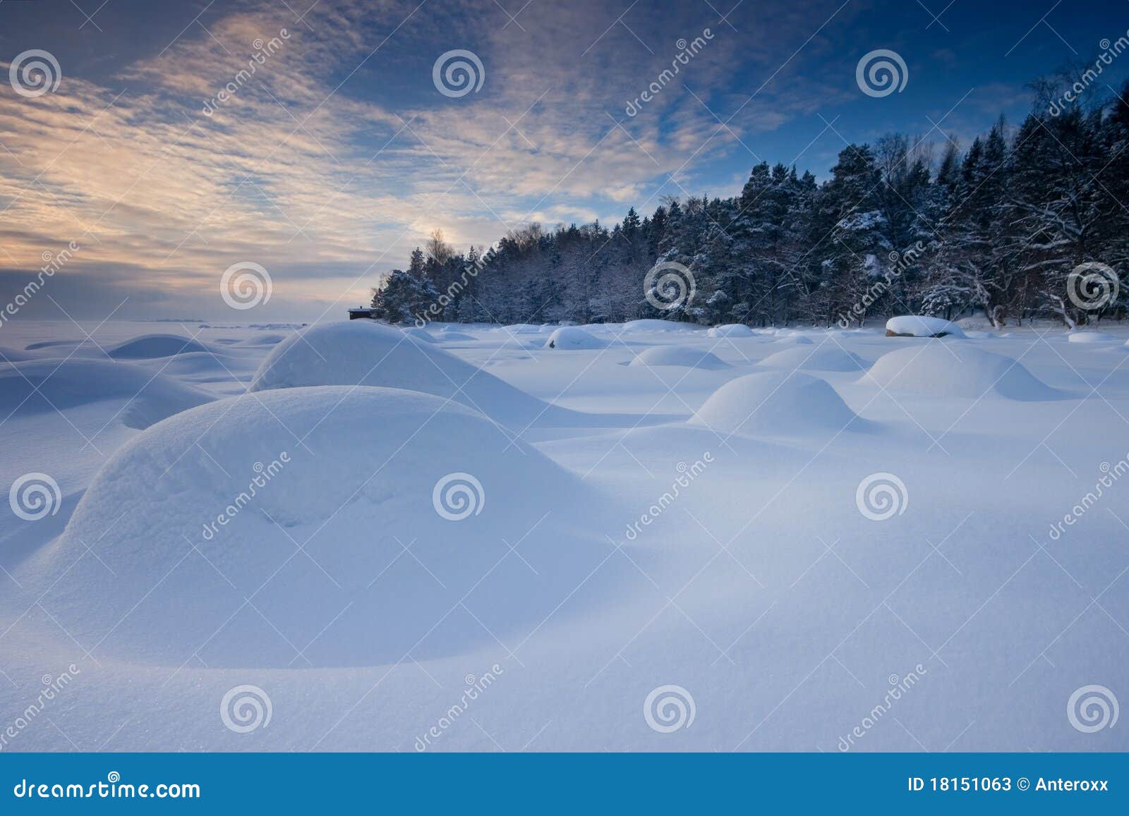 Winter forenoon stock image. Image of northern, coast - 18151063