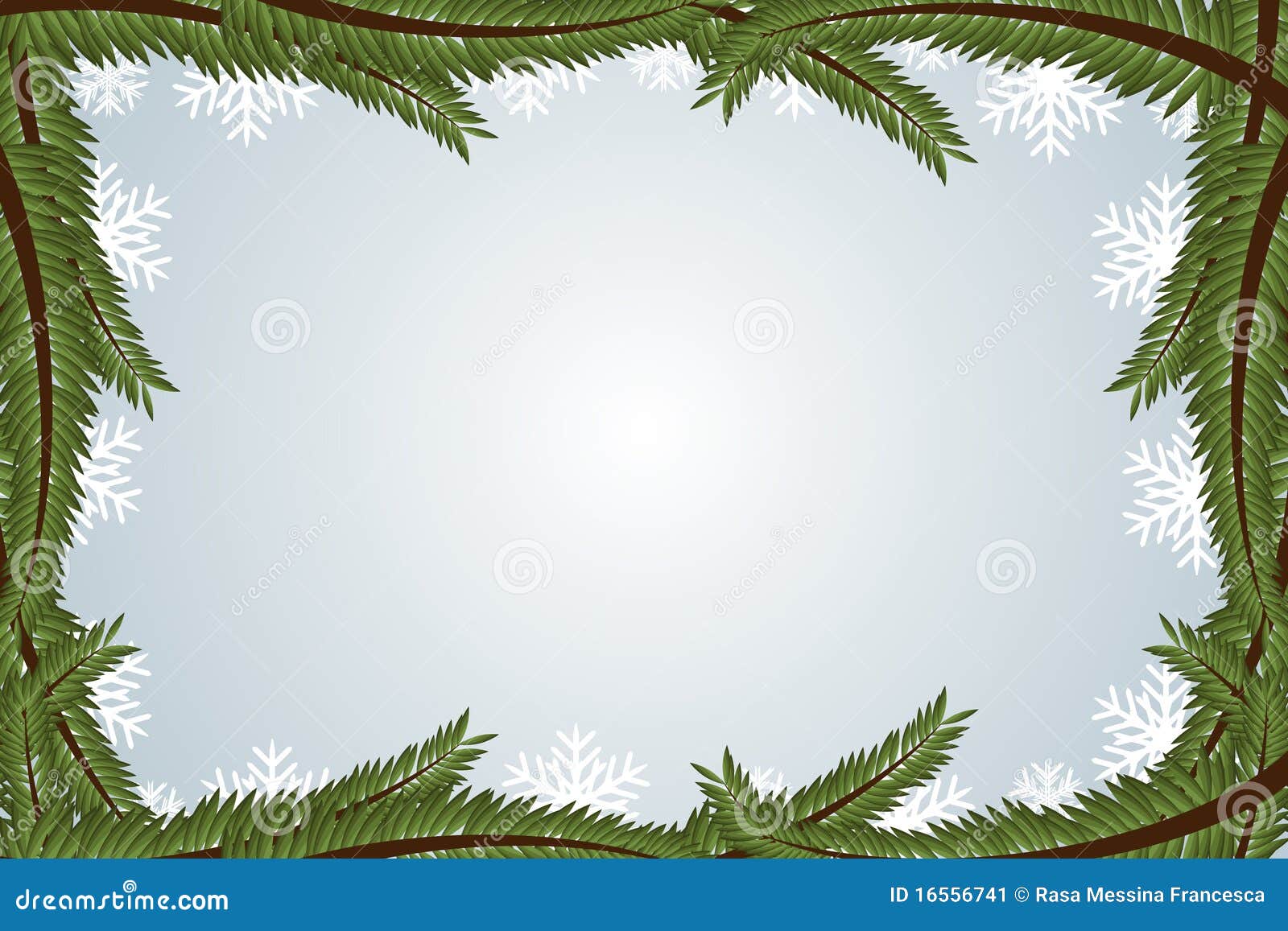 Winter frame stock vector. Illustration of green, colors - 16556741