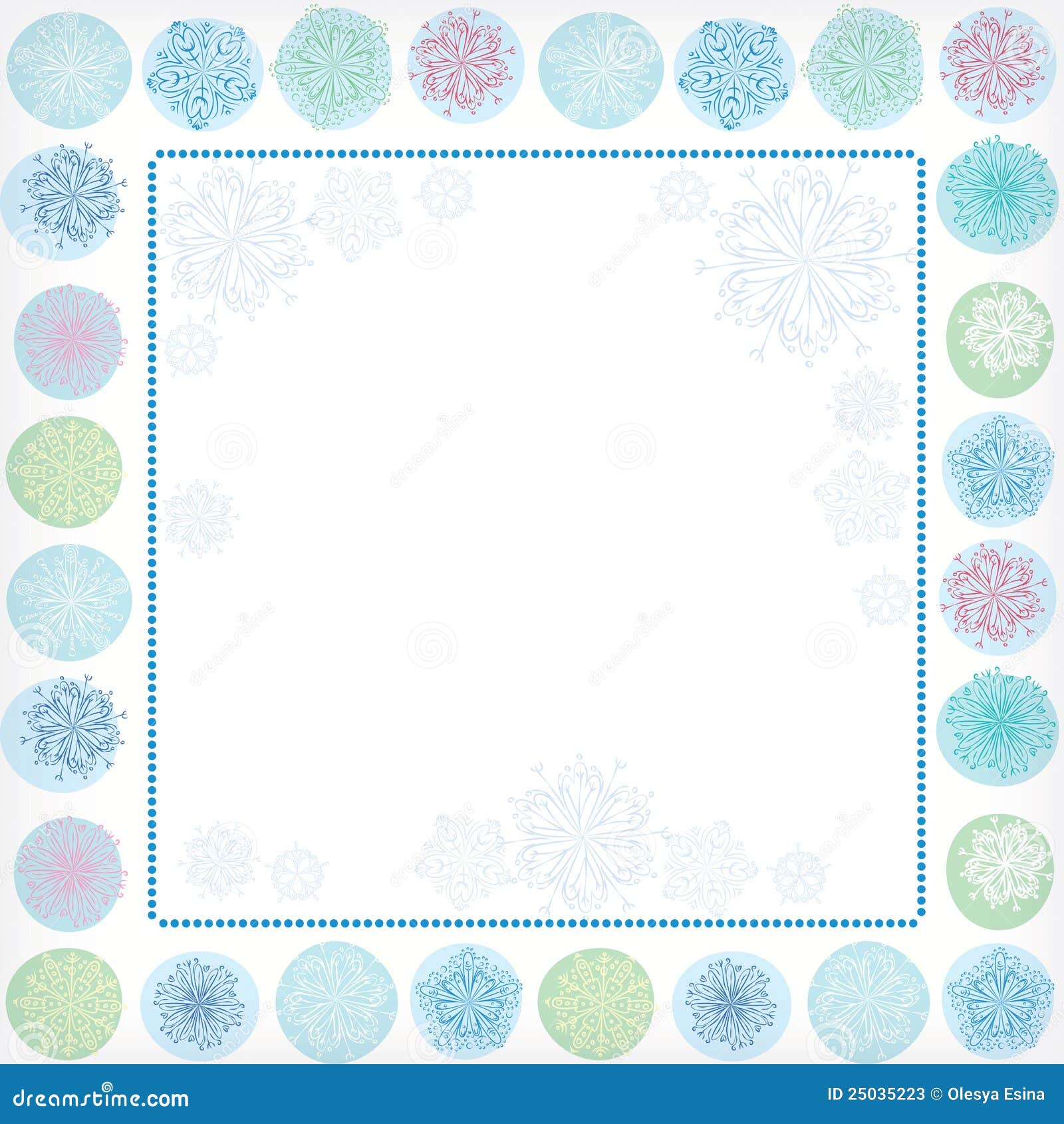 Winter frame stock image. Image of composite, space, element - 25035223