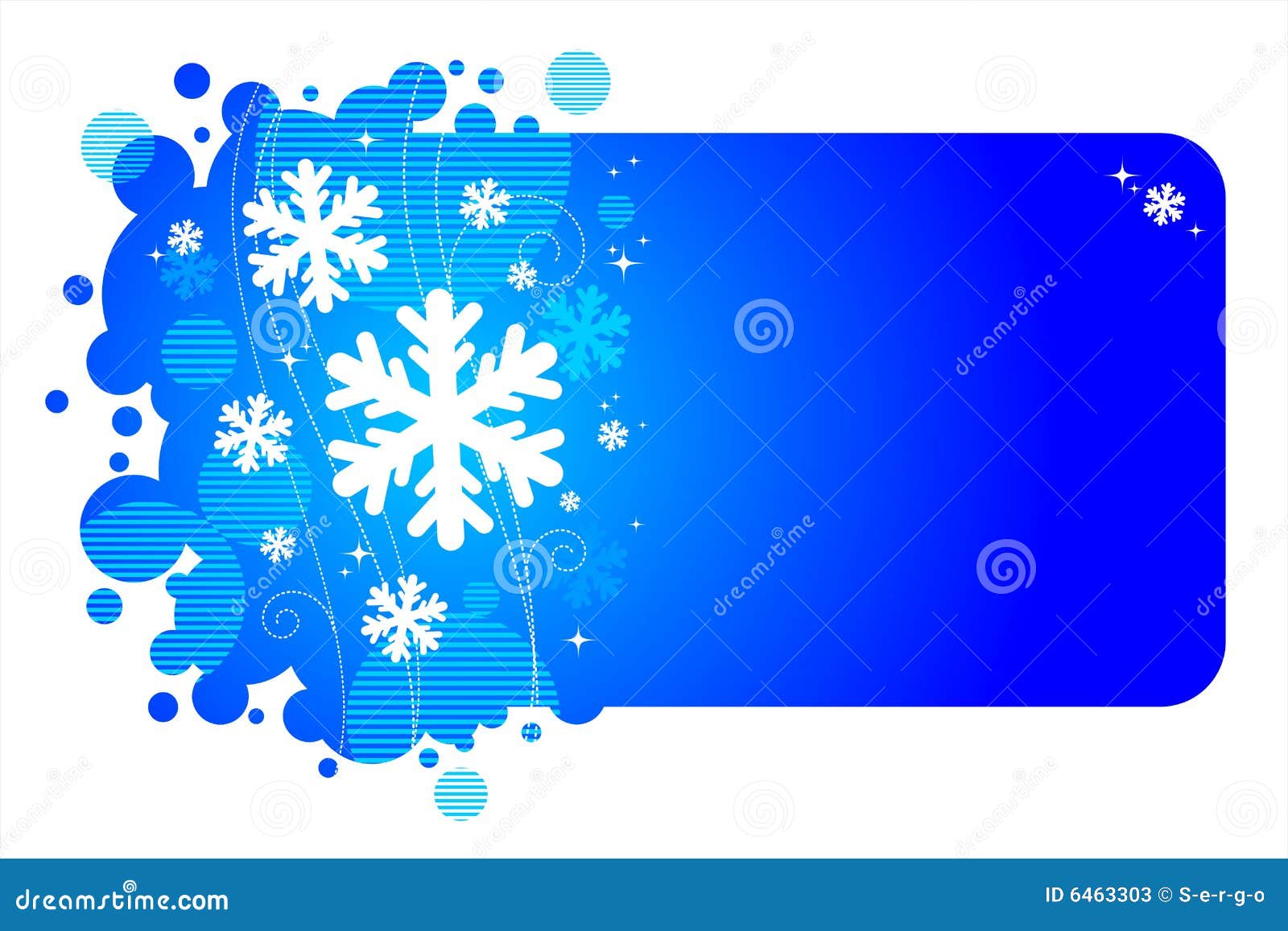 Winter frame stock vector. Illustration of decoration - 6463303