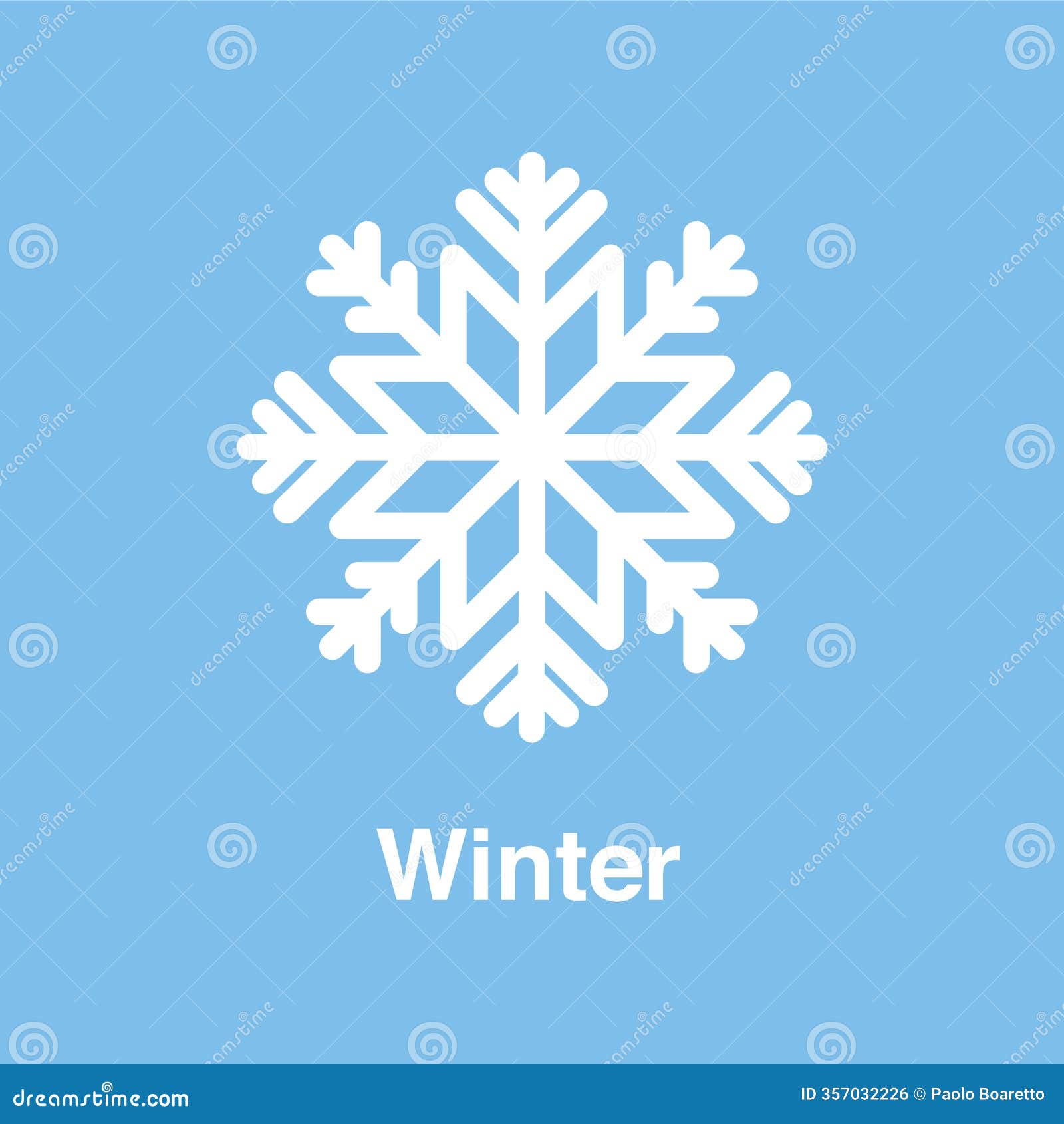 Winter and Frost Icon Concept Stock Illustration - Illustration of ...