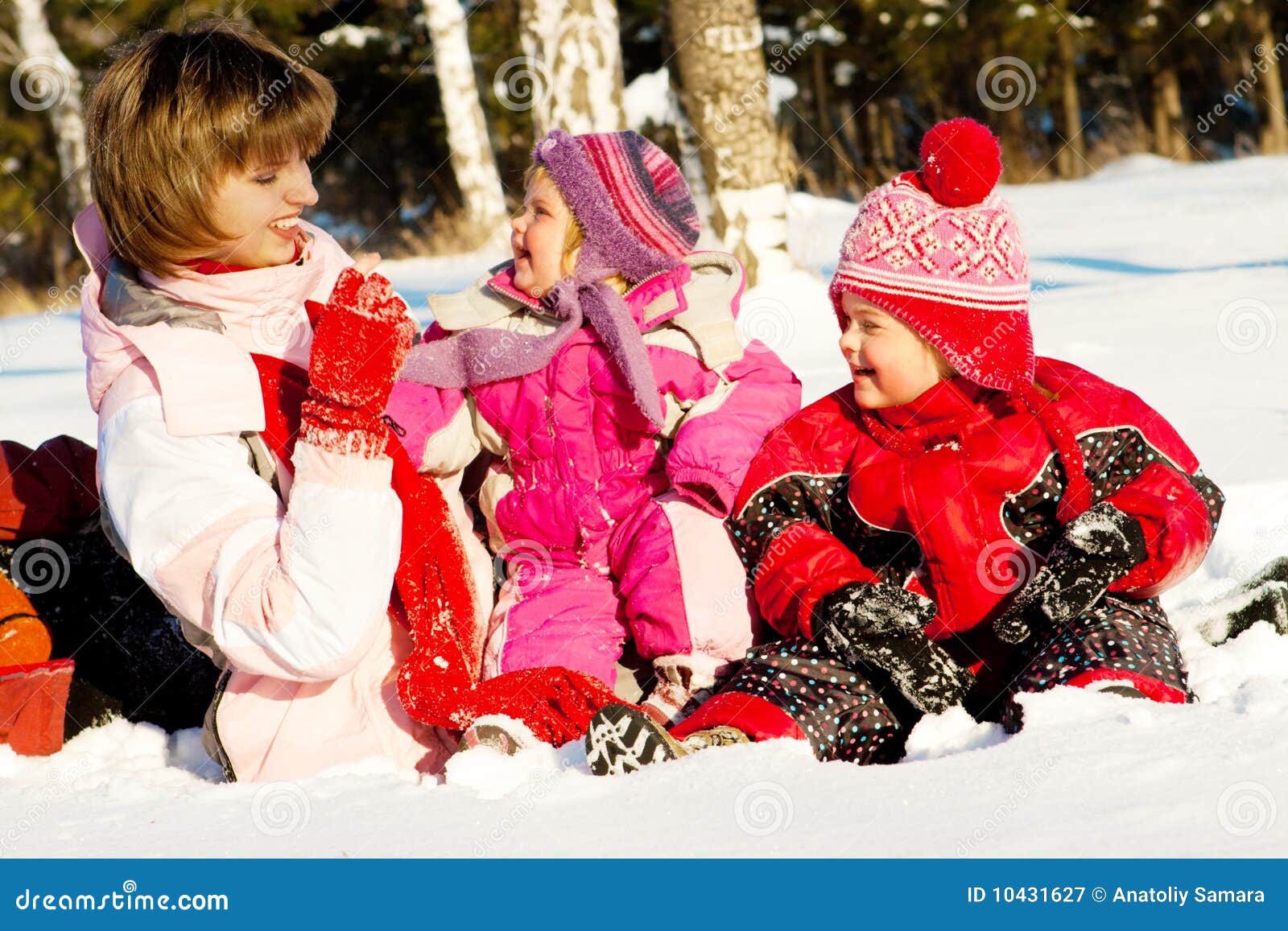 Winter fun stock image. Image of happiness, nature, funny - 10431627