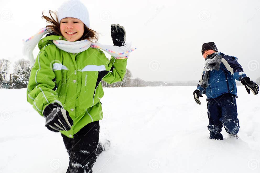 Winter fun stock photo. Image of enjoyment, active, girl - 10775118