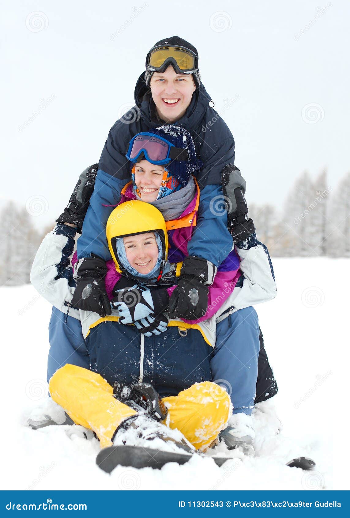 Winter fun stock image. Image of girl, cold, resort, rest - 11302543