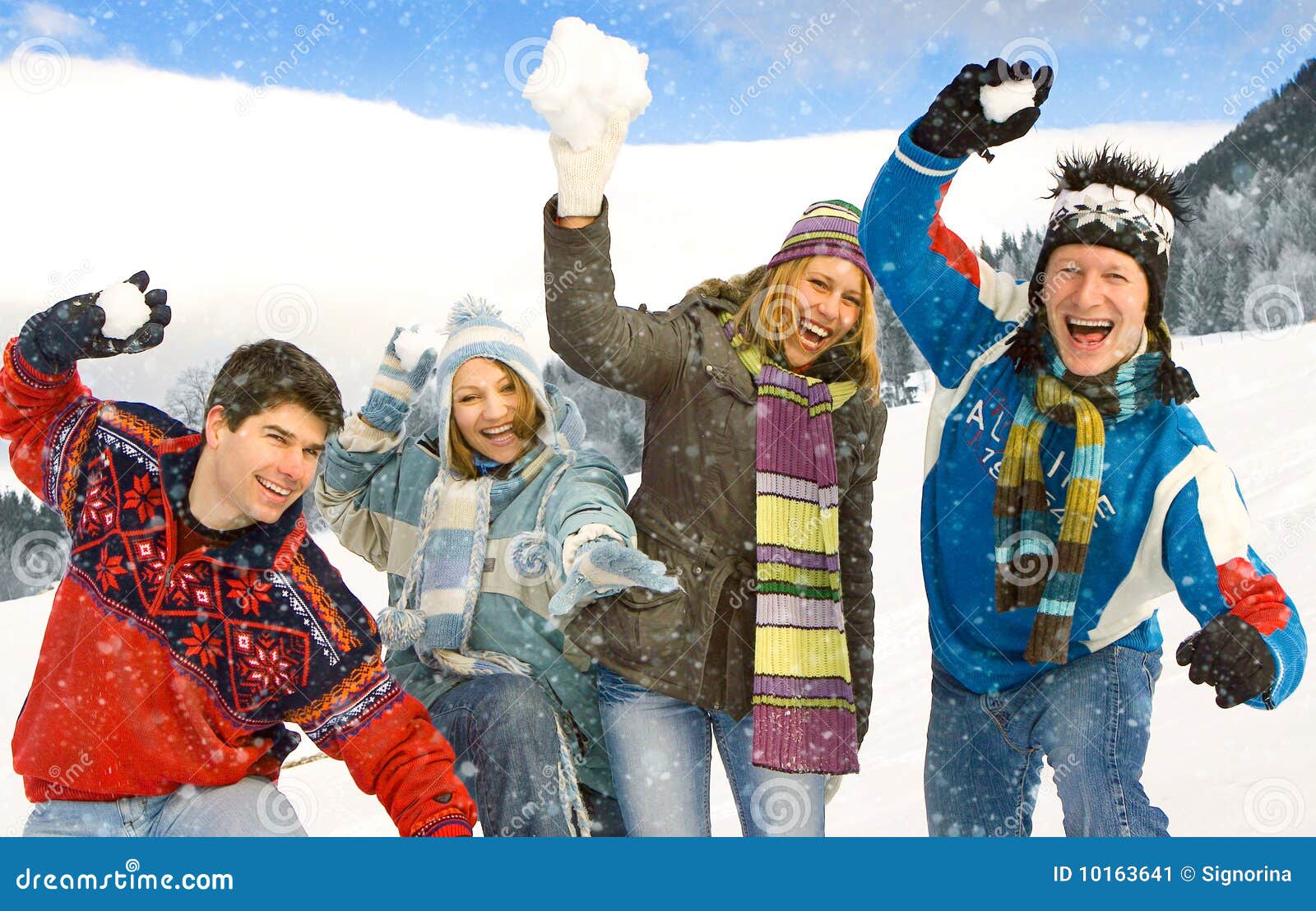 Winter fun 18 stock image. Image of freedom, health, jumping - 10163641