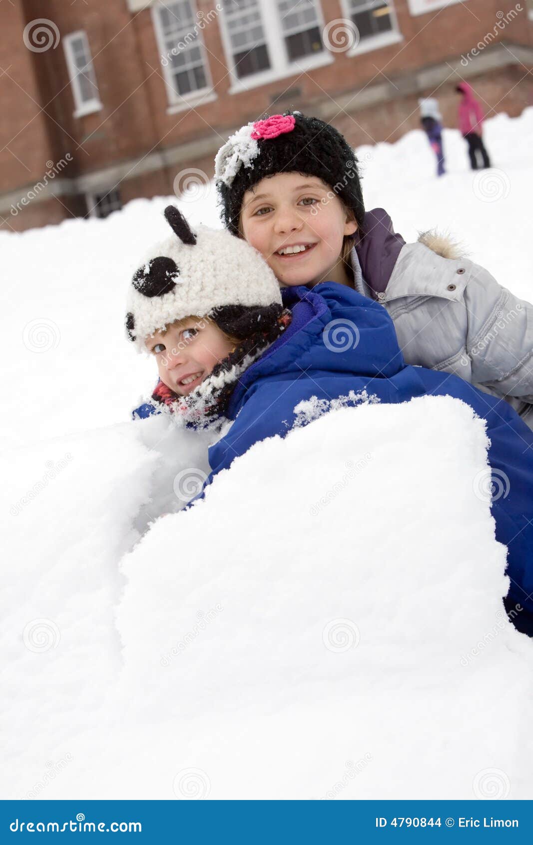 Winter fun stock photo. Image of smiling, people, warmth - 4790844