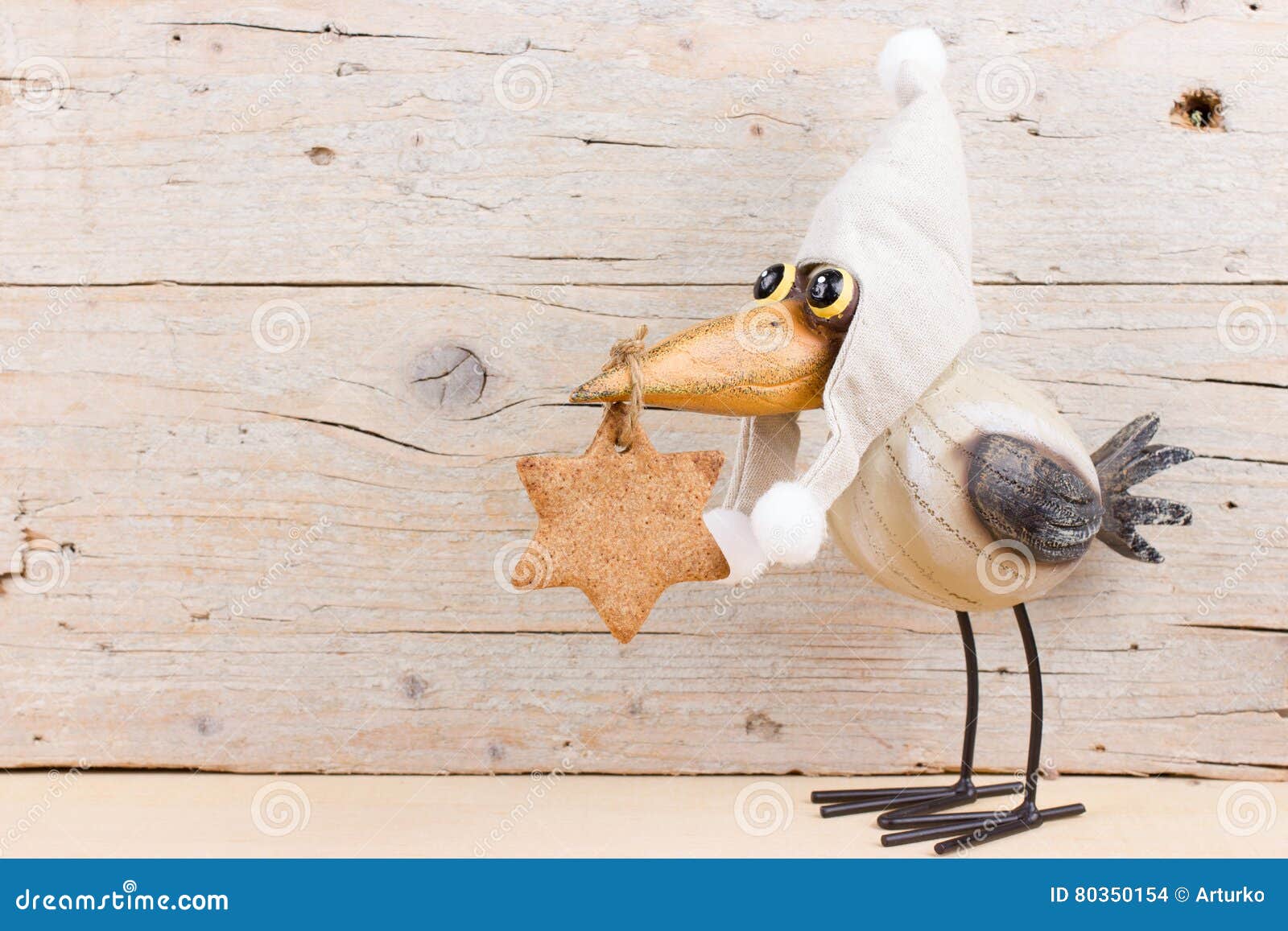 Winter funny bird stock photo. Image of christmas, bird - 80350154