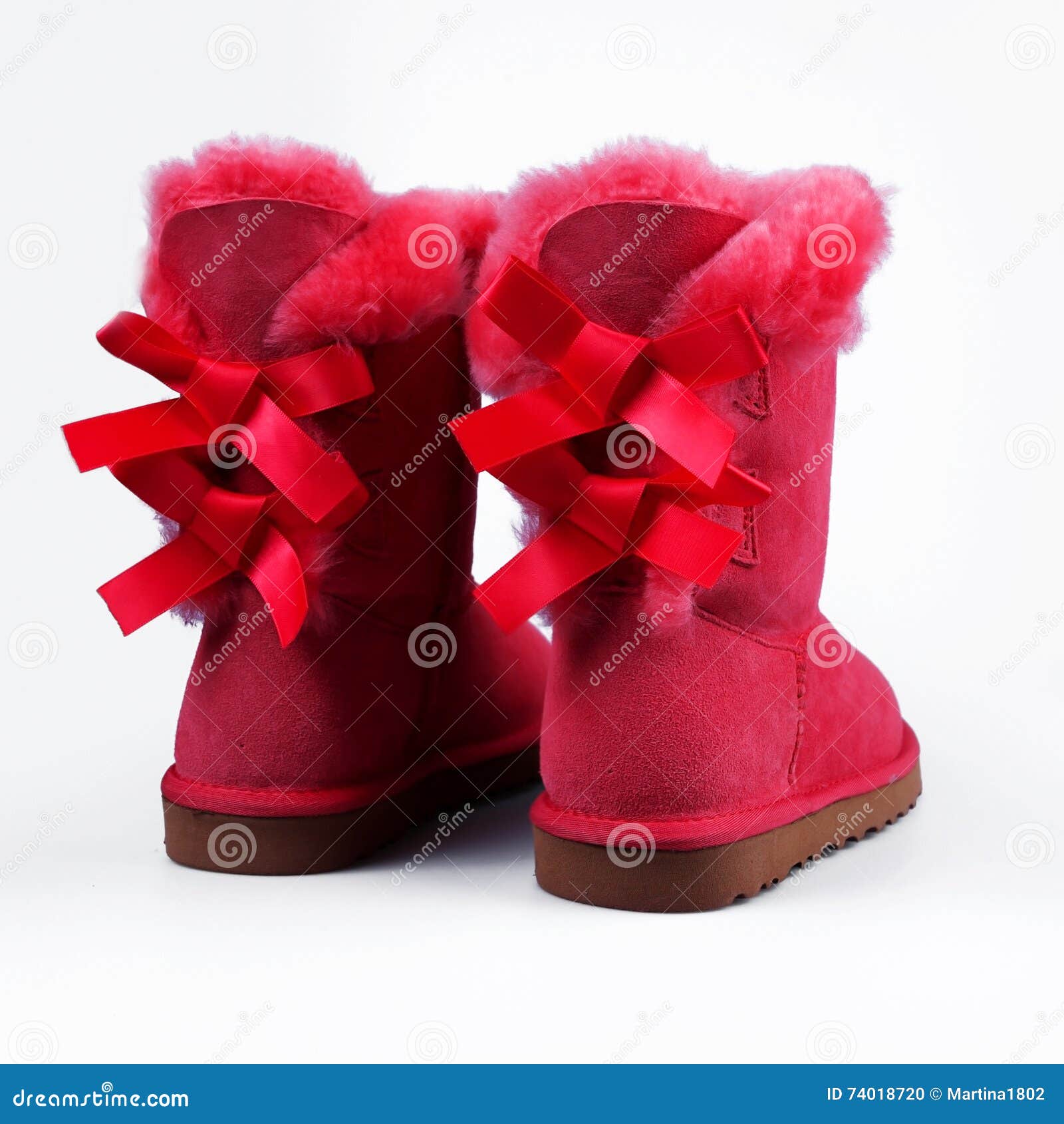 Winter fur boots stock photo. Image of shoe, winter, seasonal - 74018720