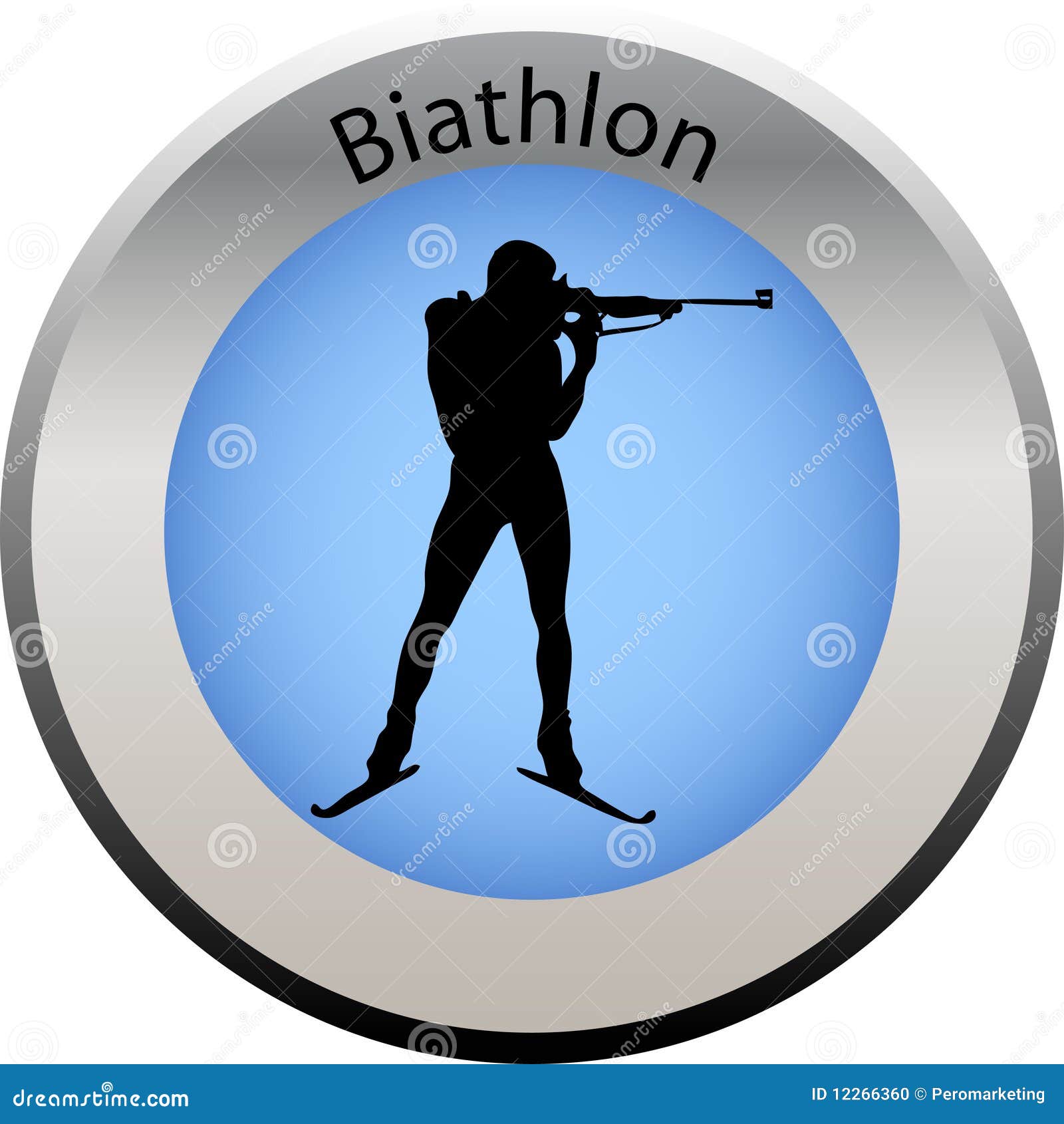 Biathlon Cartoon Vector | CartoonDealer.com #12853331