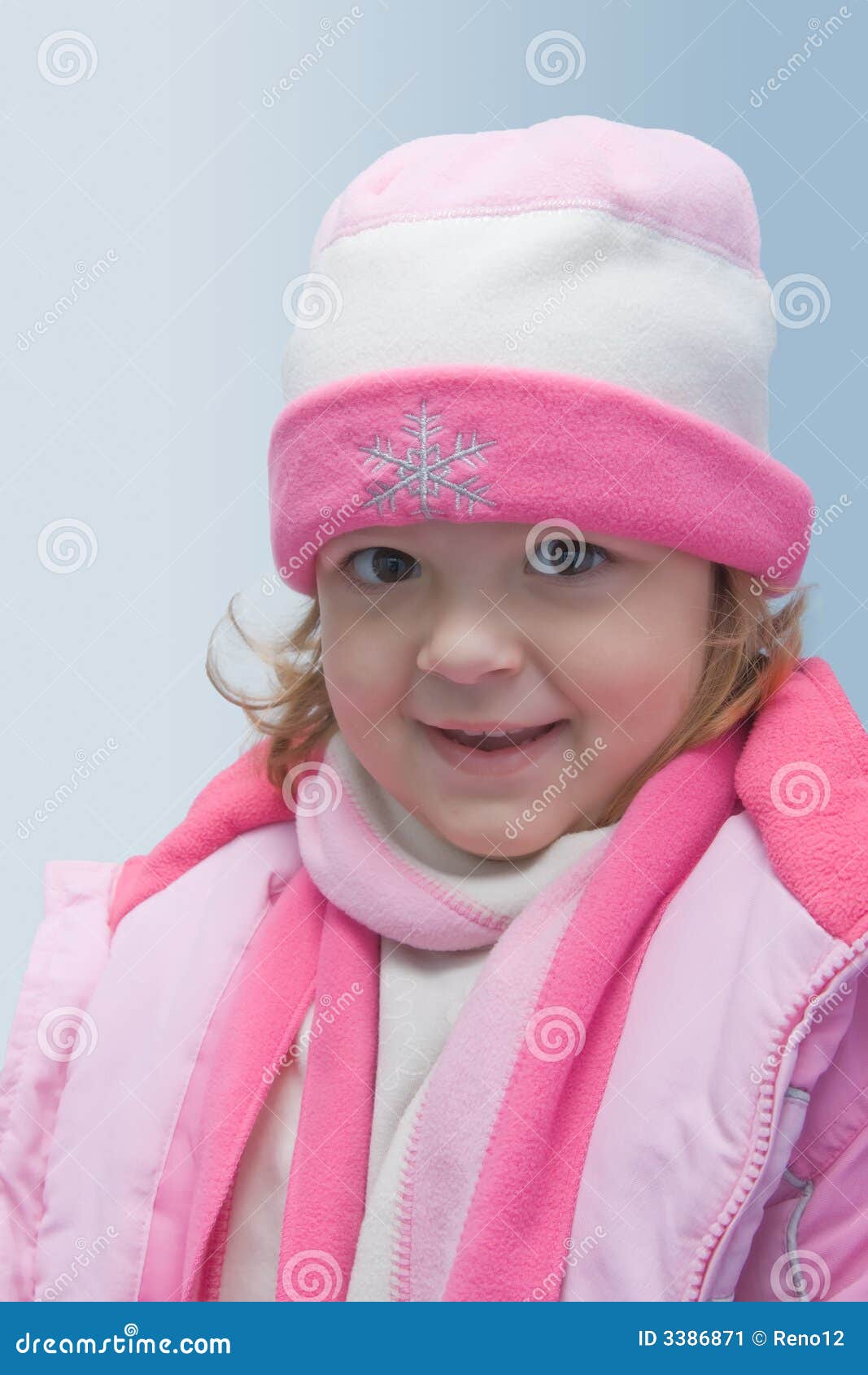Winter girl stock image. Image of winter, girl, warm, clothes - 3386871