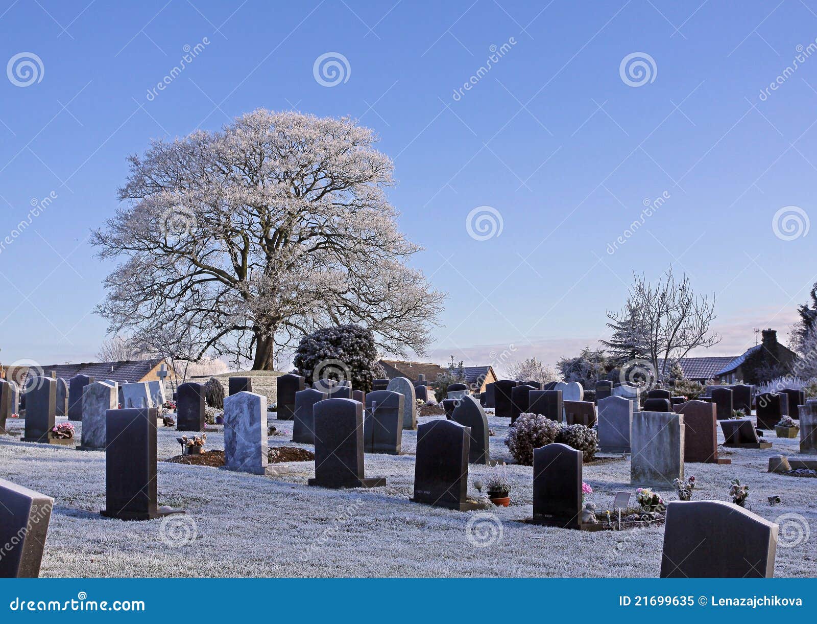 Winter Graveyard Picture. Image: 21699635