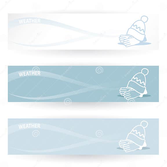 Winter headers stock vector. Illustration of swirly, header - 28019007