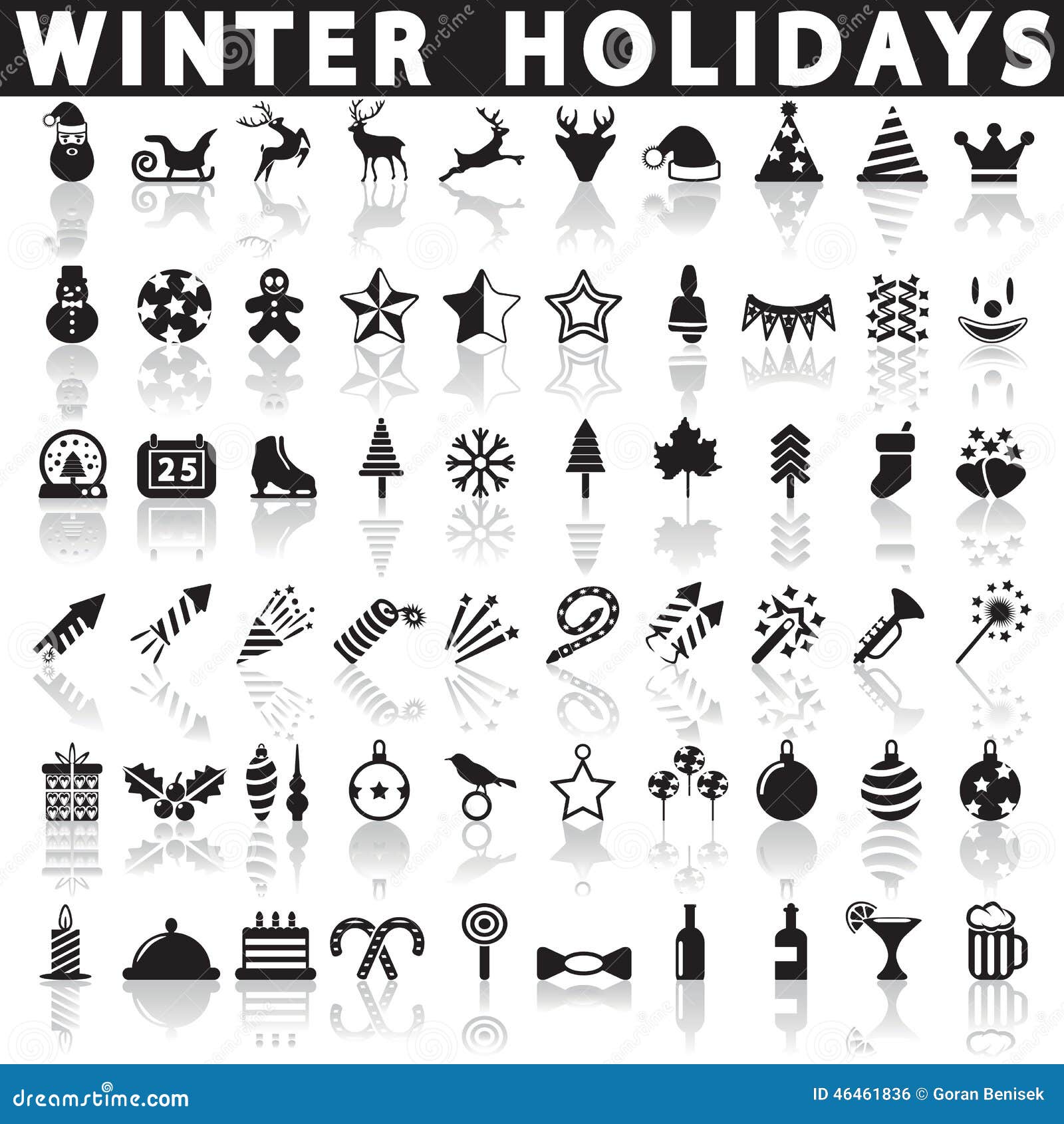 Winter Holiday Icons Vector Stock Illustrations – 35,485 Winter Holiday ...
