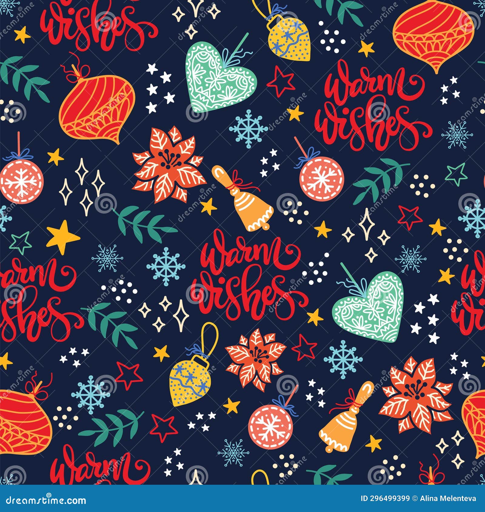 Winter Holiday Seamless Pattern with Christmas Elements Vector Stock ... Winter Holiday Seamless Pattern with Christmas Elements Vector Stock ...