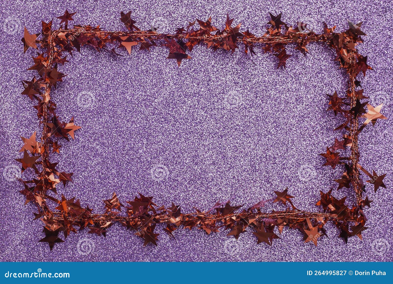 Winter Holidays Backdrop with Red Stars Rectangular Frame Stock Image ...