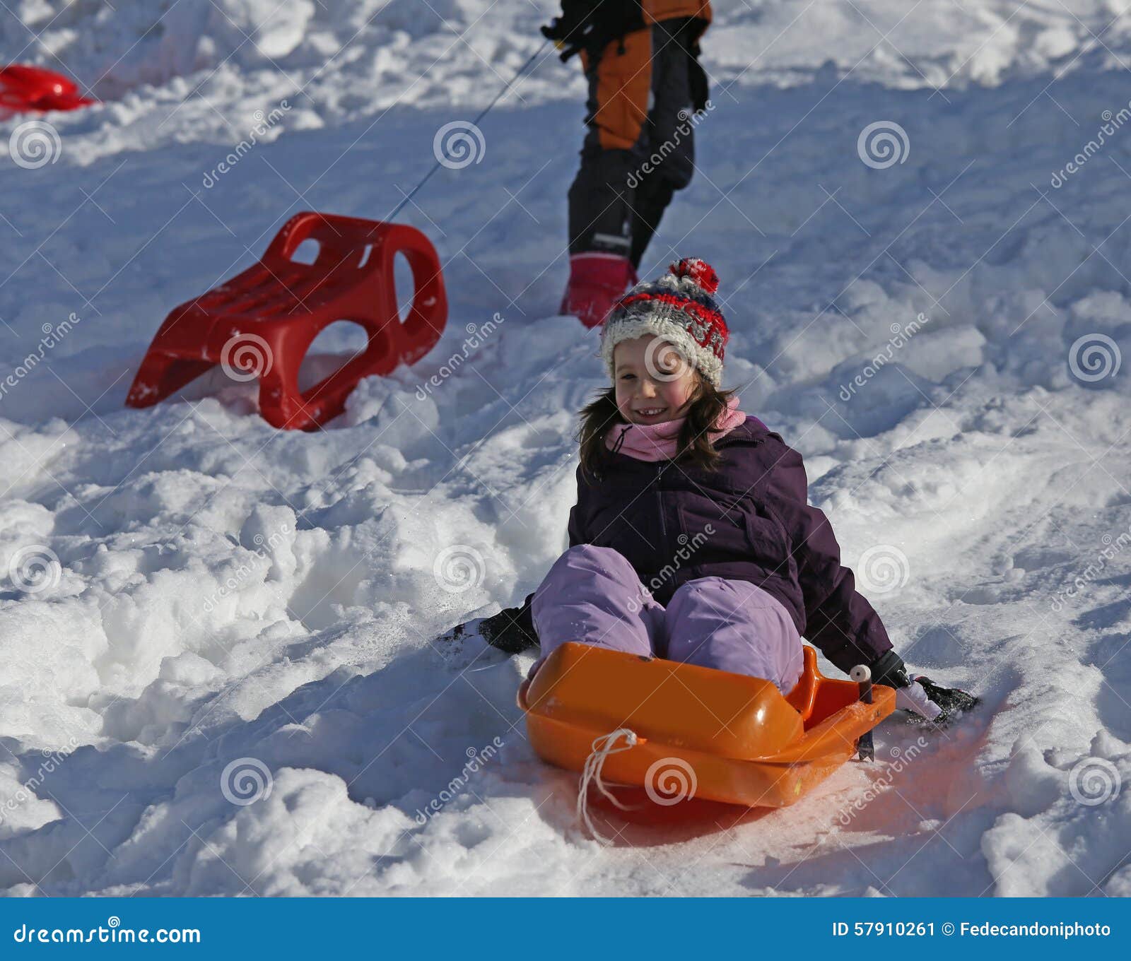 Winter Holidays Playing with Bob on the Snow Stock Image - Image of ...