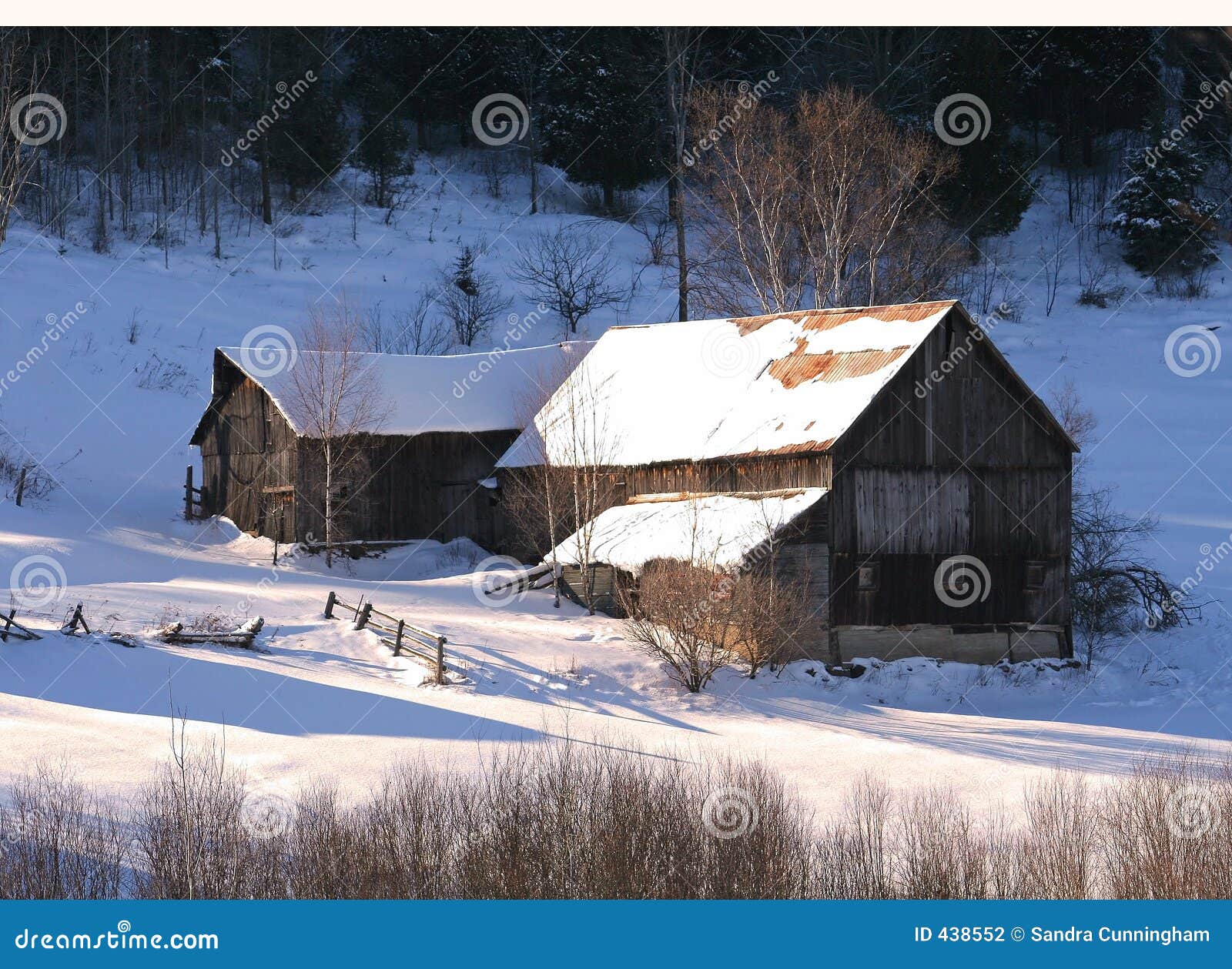 Winter homestead stock photo. Image of prairie, winter - 438552