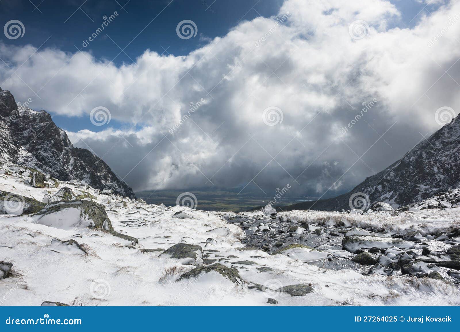 Winter horizon stock image. Image of landscape, winter - 27264025