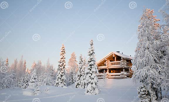 Winter house stock image. Image of white, winter, light - 16321351