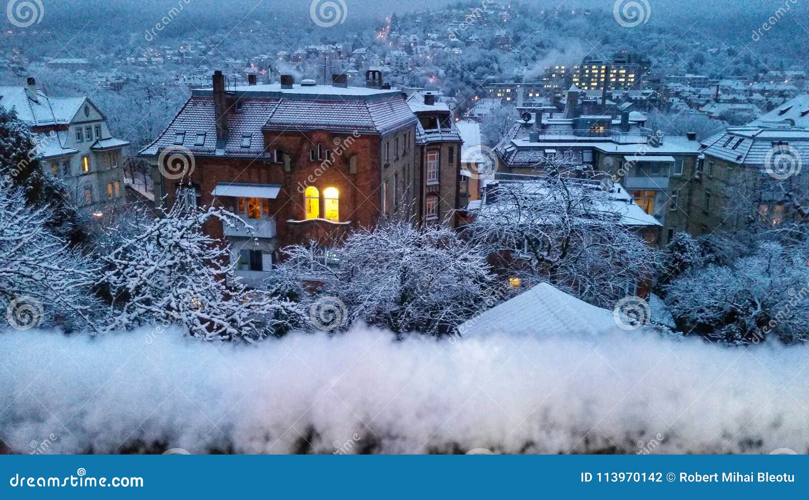 Winter house stock photo. Image of snow, house, cold - 113970142