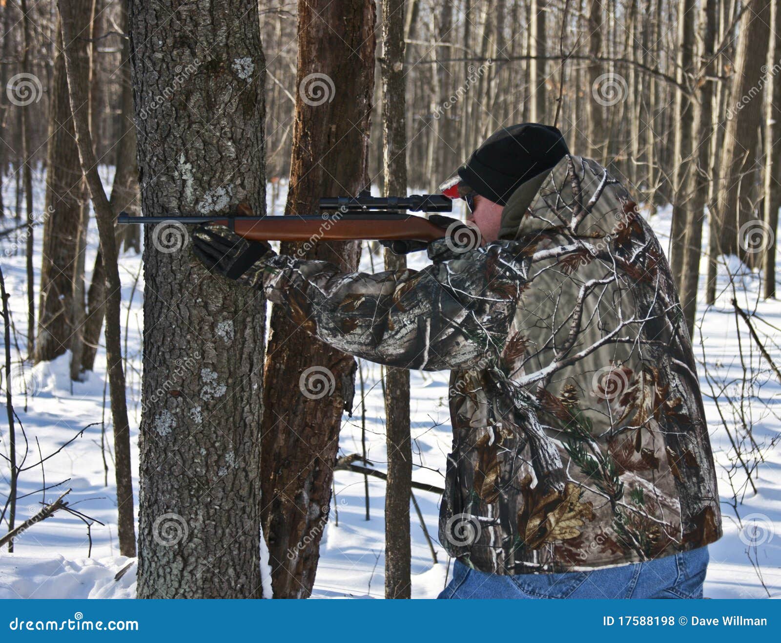 Winter hunting stock photo. Image of hunting, shooting - 17588198