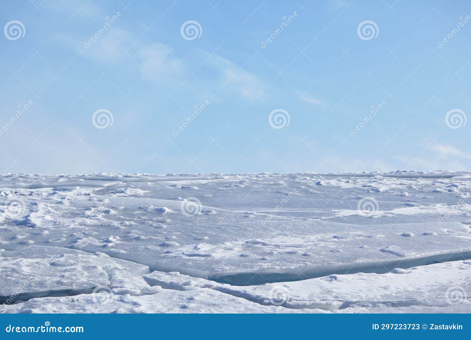 Winter Ice Landscape. Nanural Winter Background Stock Image - Image of ...
