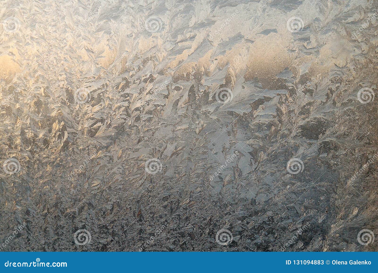 Winter Ice Pattern on Window Glass. Stock Image - Image of beauty ...