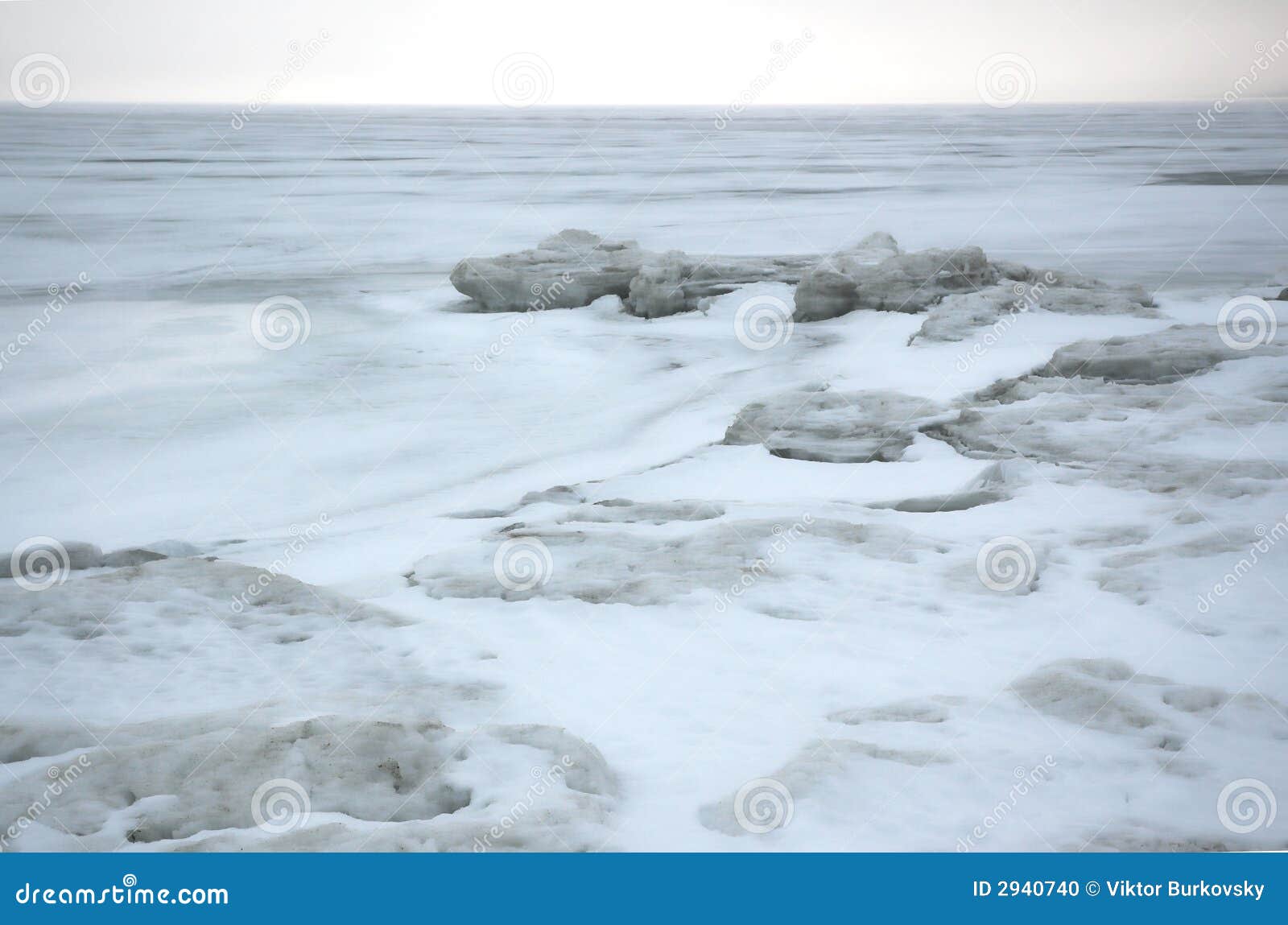 Winter ice sea. stock photo. Image of majestic, frost - 2940740