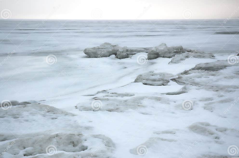 Winter ice sea. stock photo. Image of majestic, frost - 2940740