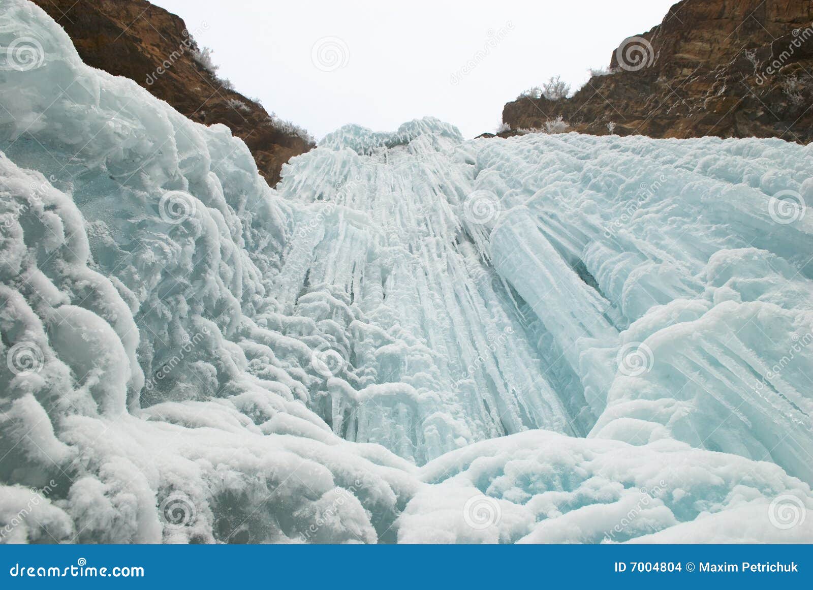 Winter ice waterfall stock photo. Image of fall, wilderness - 7004804