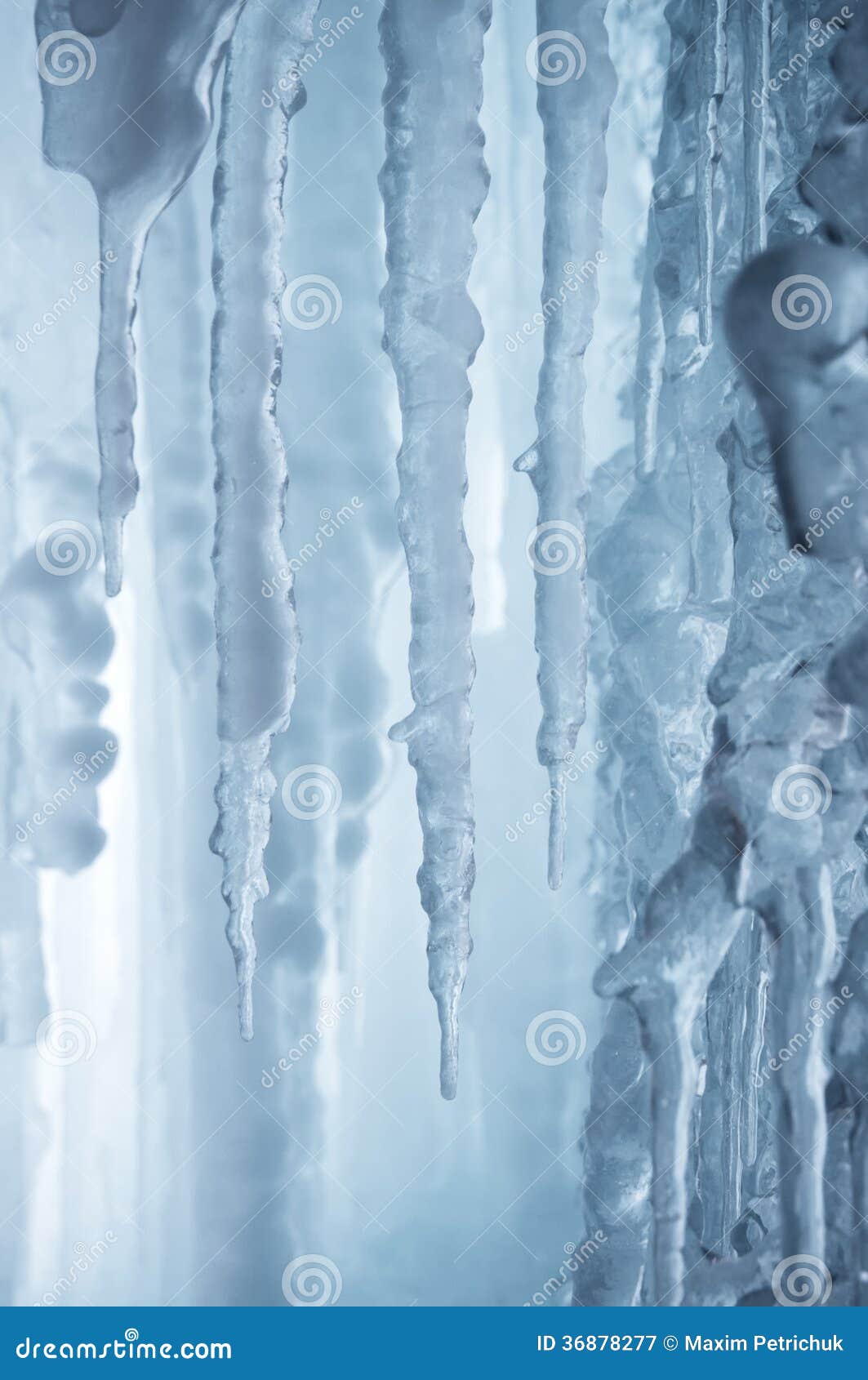 Winter icefall background stock image. Image of translucent - 36878277