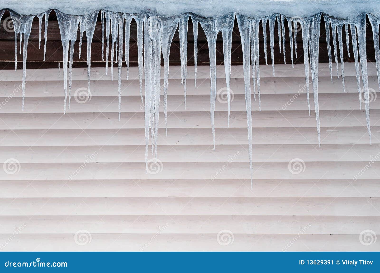 Winter icicles stock image. Image of nature, layered - 13629391