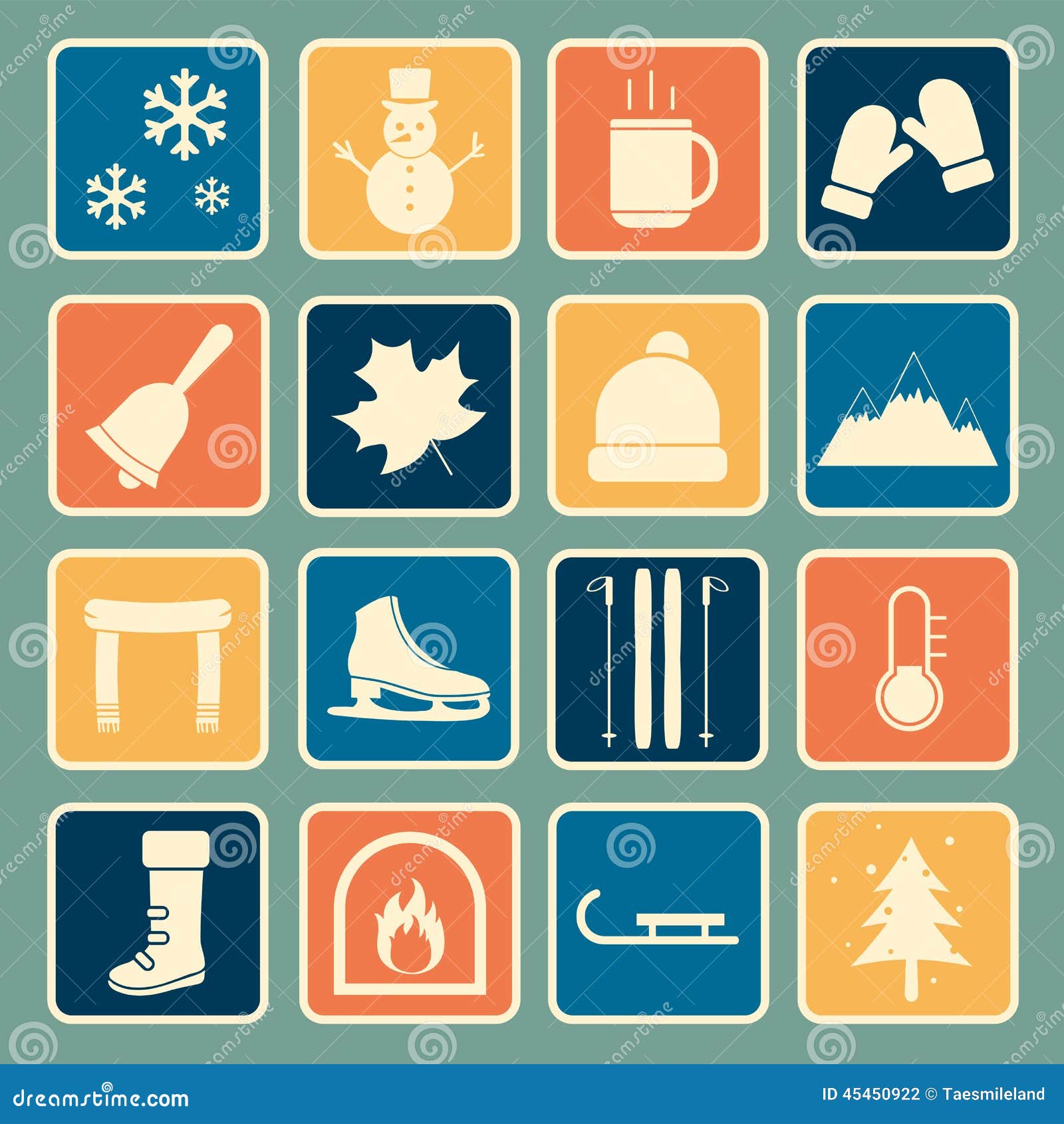 Winter Icon Vector Illustration | CartoonDealer.com #45450922