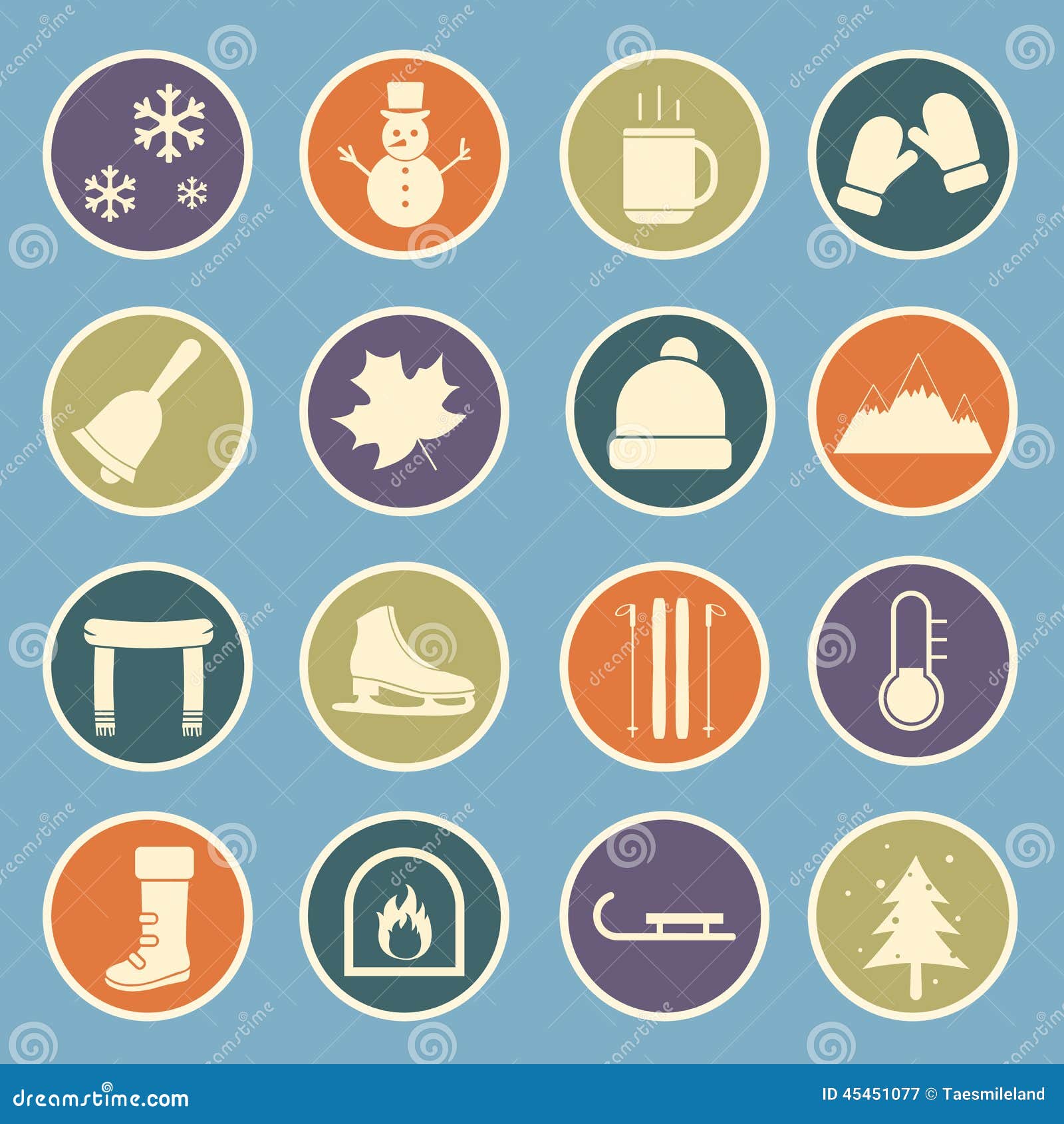 Winter Icon Vector Illustration | CartoonDealer.com #45450922
