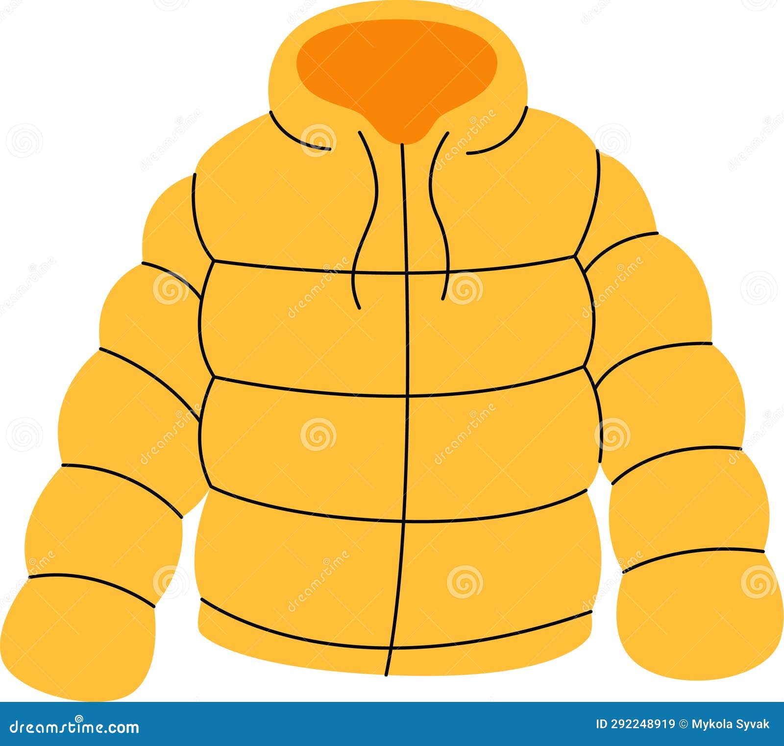 Winter Jacket Clothes stock illustration. Illustration of collection ...