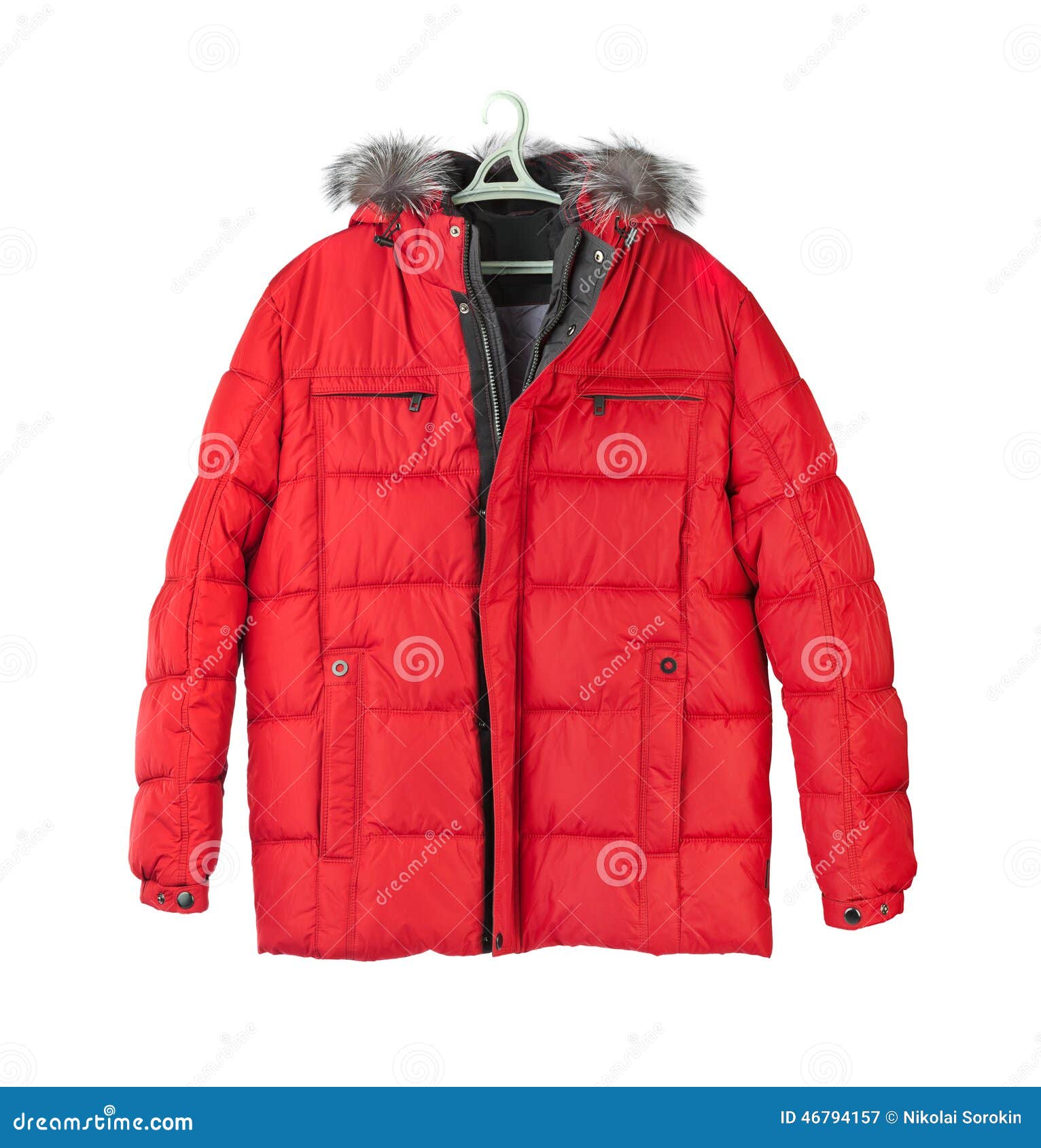 Winter jacket stock image. Image of outdoor, apparel - 46794157