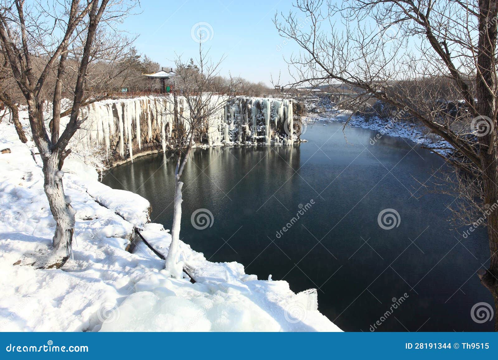 Winter of Jingpo Lake stock photo. Image of winter, china - 28191344