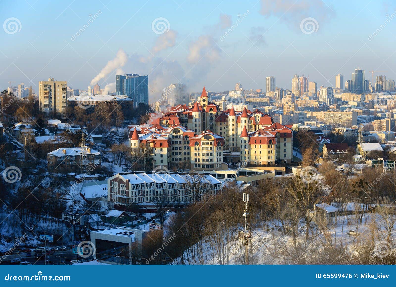 Winter in Kiev editorial photo. Image of architecture - 65599476