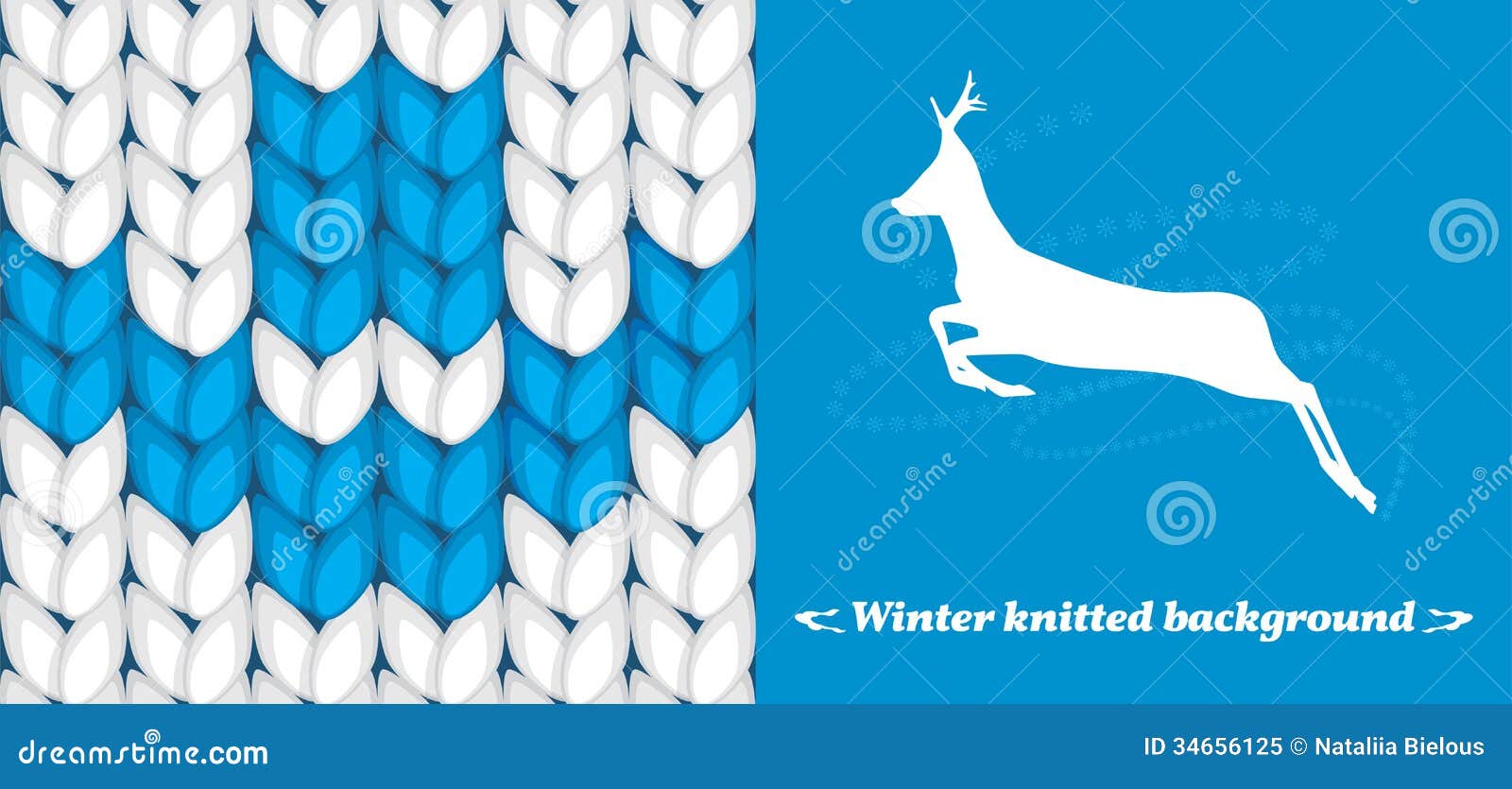 Winter Knitted Background. Banner for Design Stock Vector ...