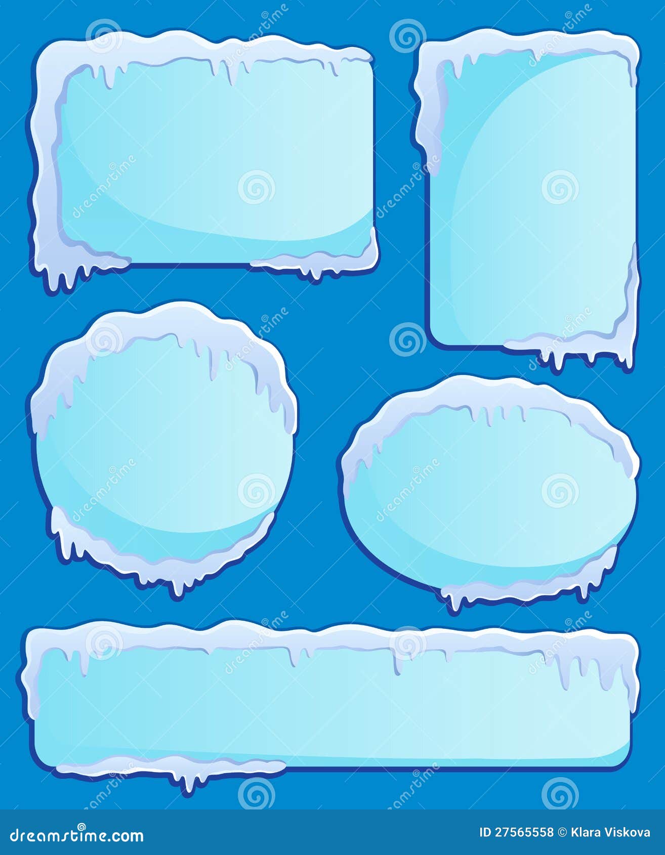 Winter Labels Theme Image 2 Stock Vector - Illustration of seasonal ...