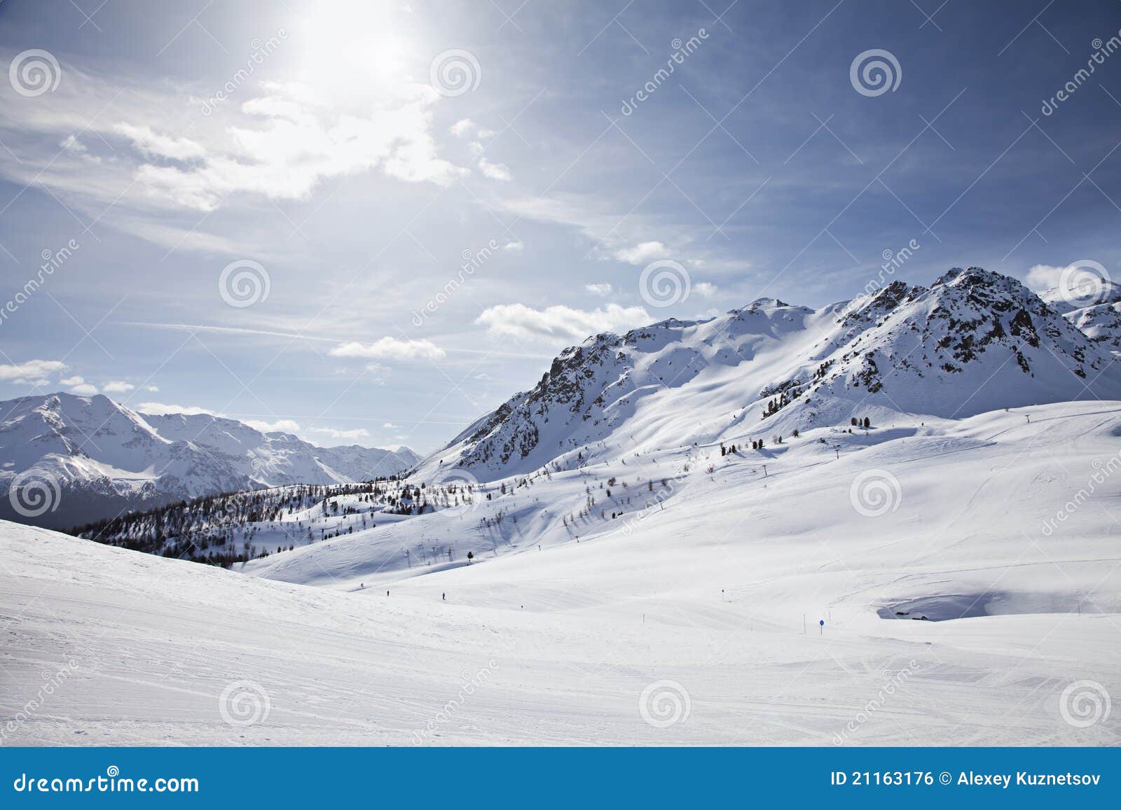 Winter Landscape stock photo. Image of landscape, alps - 21163176