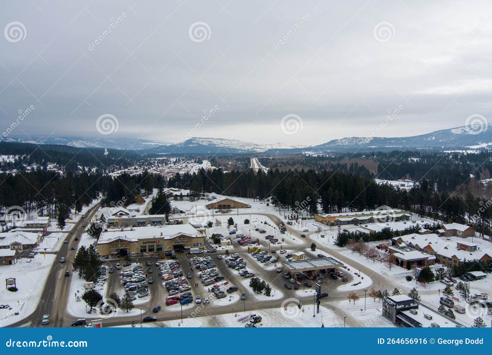 Winter Landscape Above Roslyn, Washington in December of 2022 Stock ...
