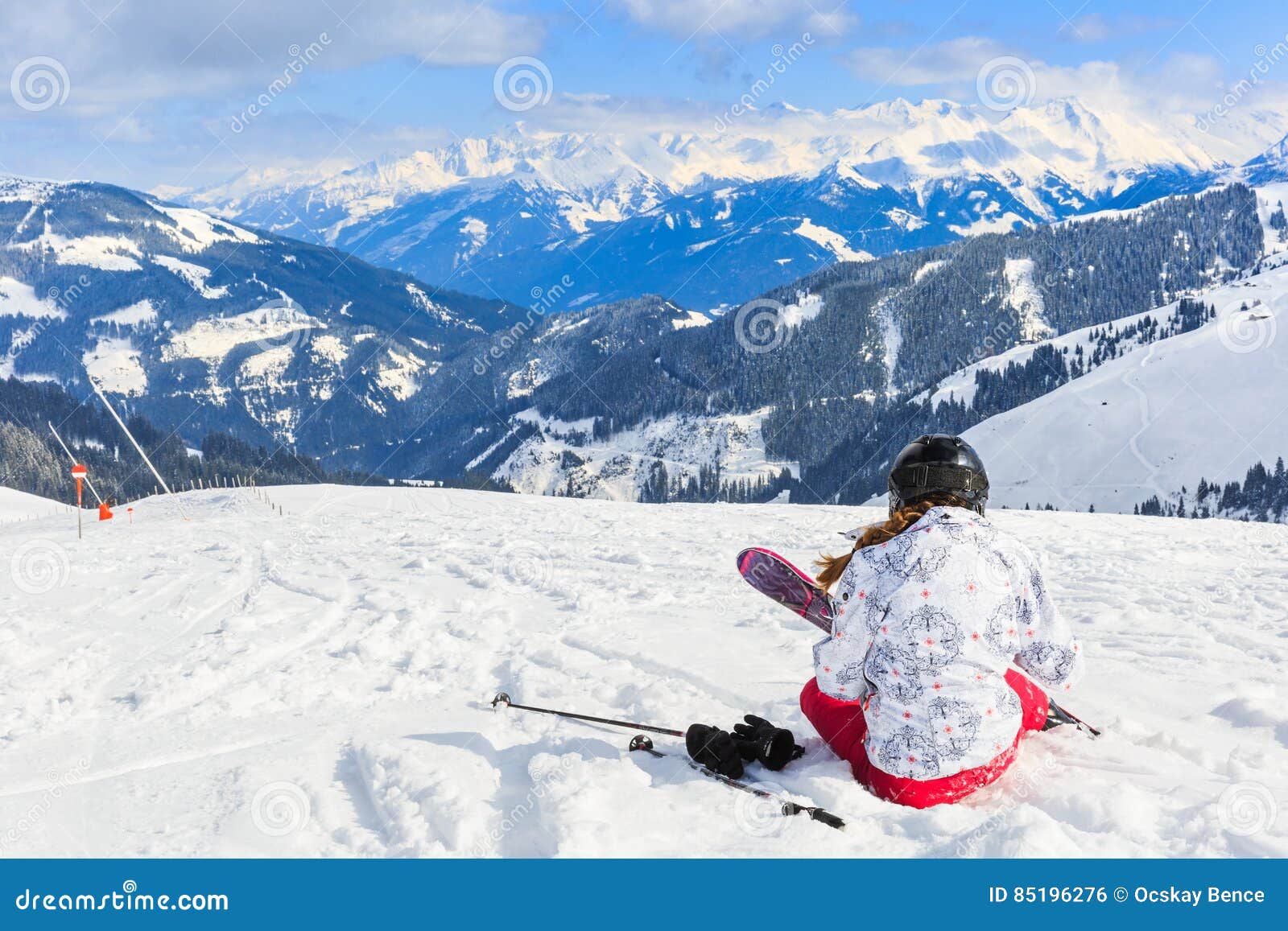 Winter landscape in Alps stock photo. Image of majestic - 85196276