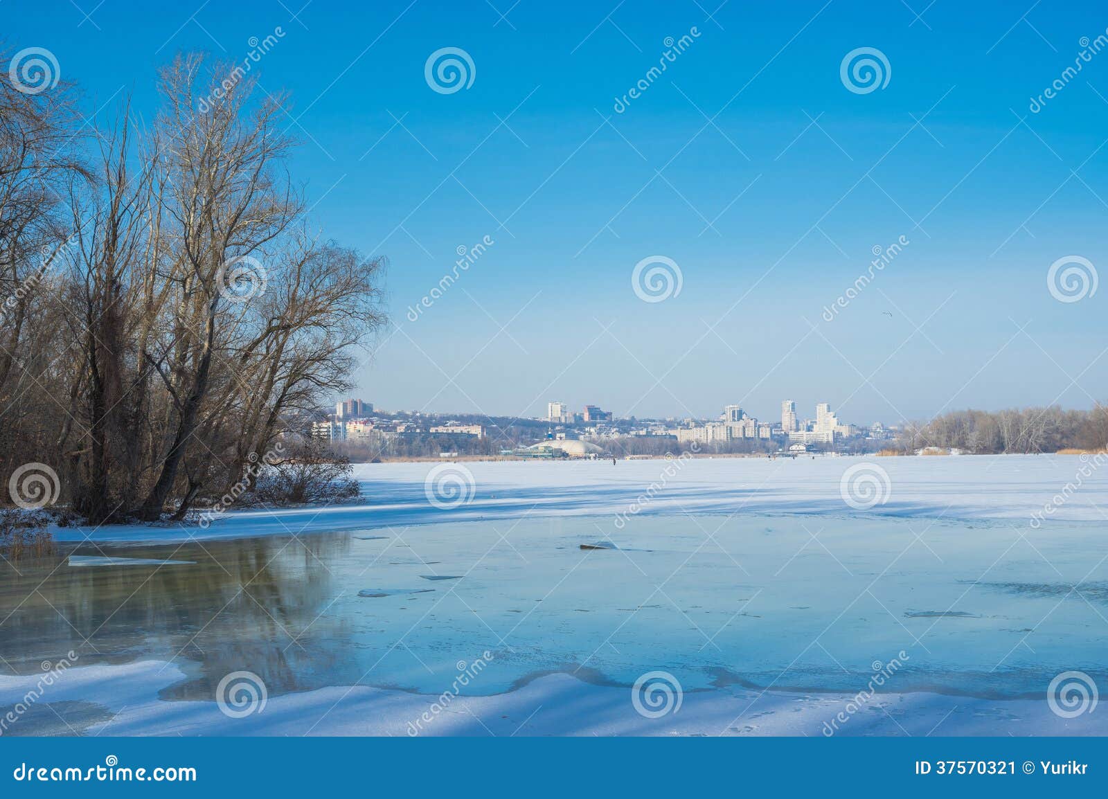 Winter Landscape in Central Ukraine Stock Image - Image of ukraine ...