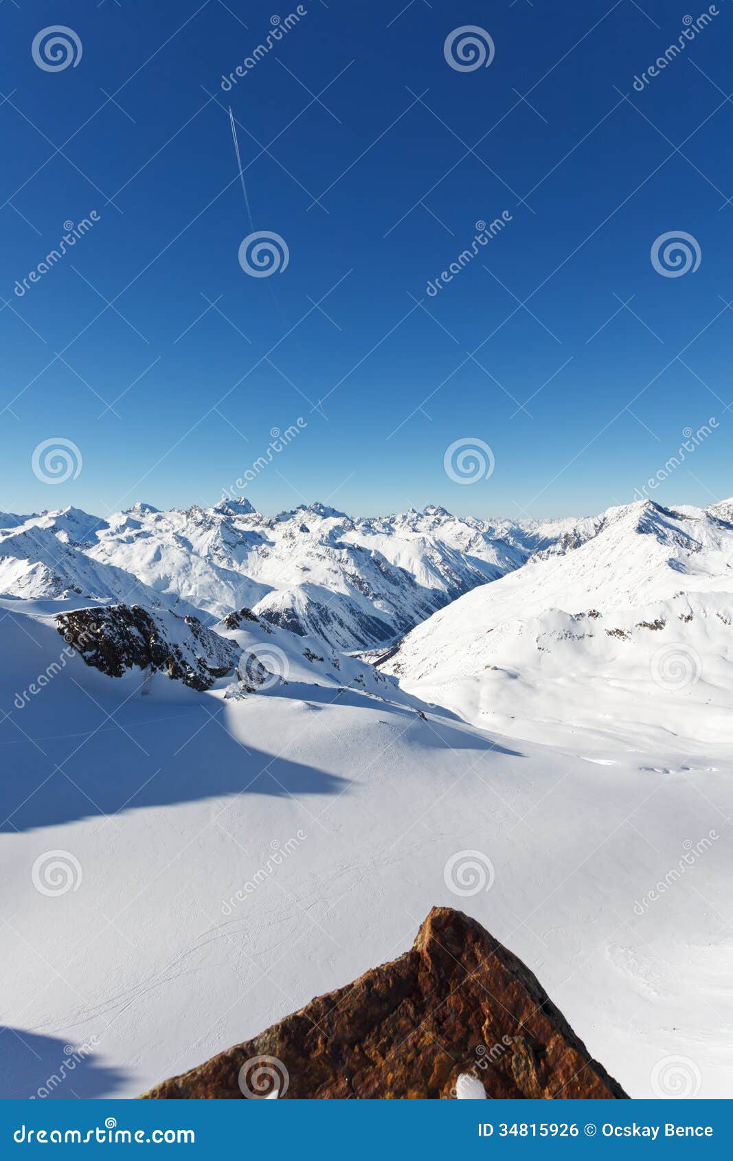 Winter landscape stock photo. Image of scenic, alpine - 34815926