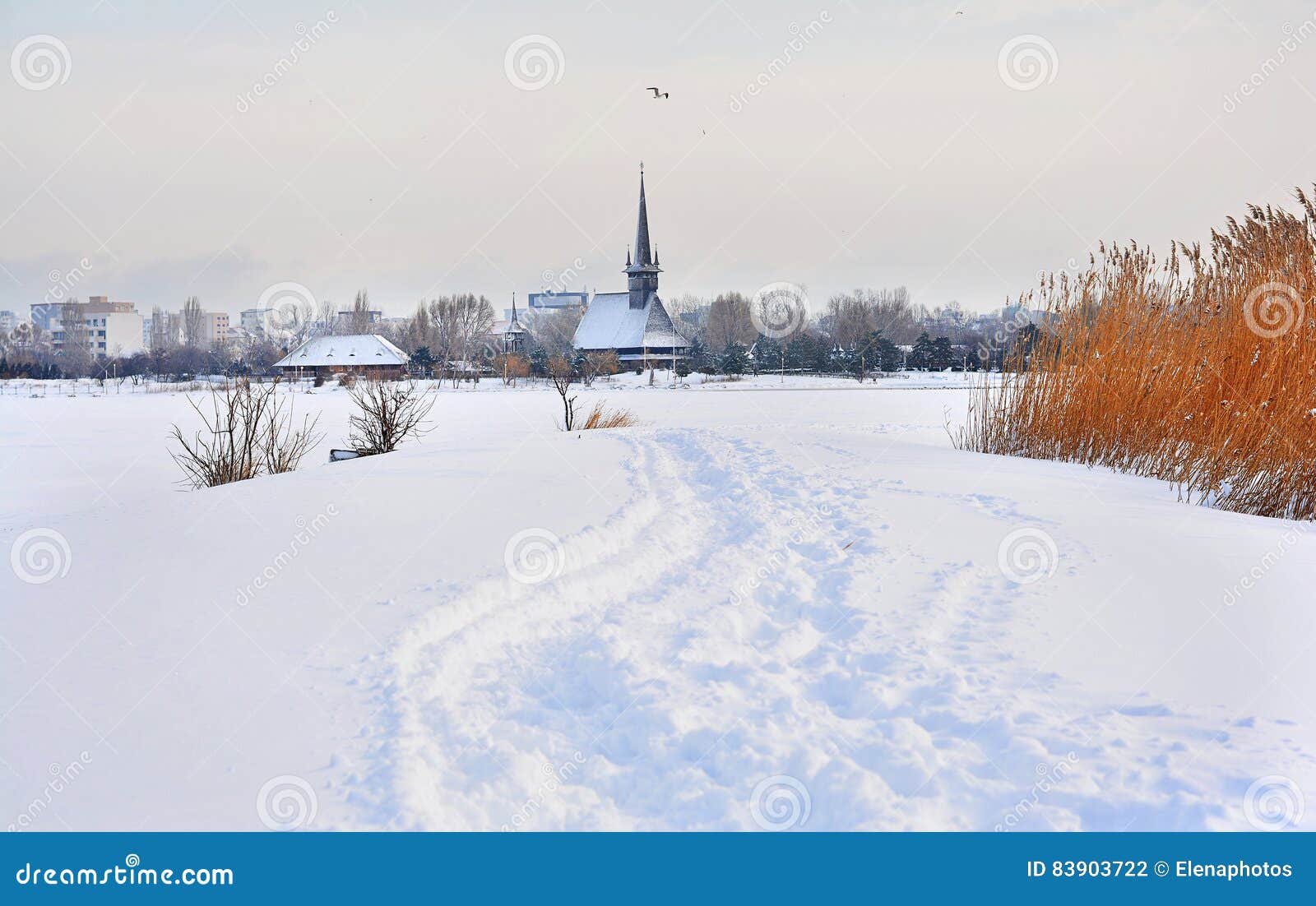 Winter Landscape in Constanta Stock Photo - Image of outdoor, winter ...