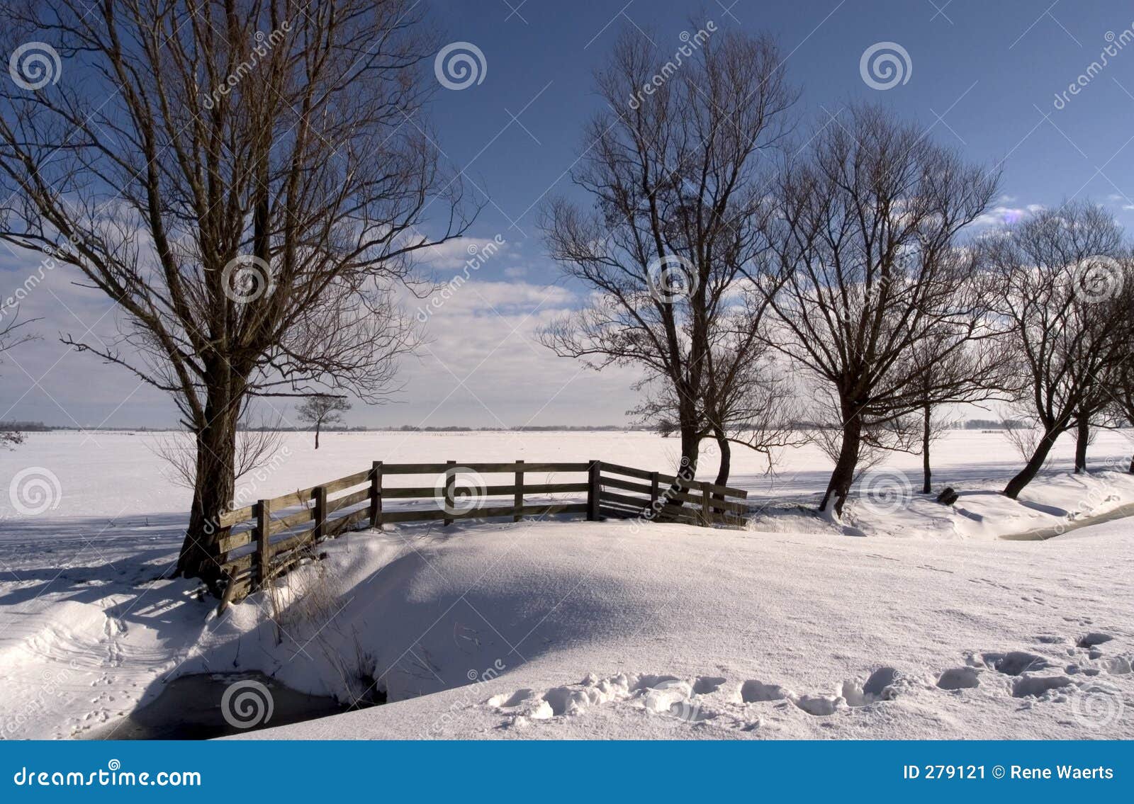 Winter landscape II stock image. Image of winter, fields - 279121