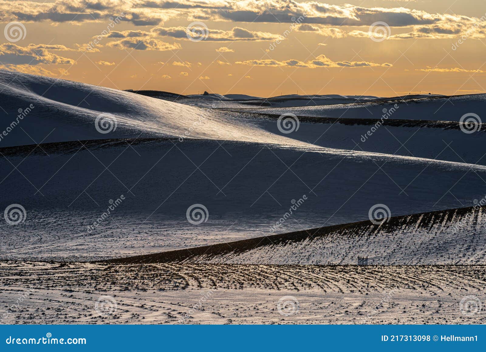 Winter Landscape stock photo. Image of rural, pullman - 217313098