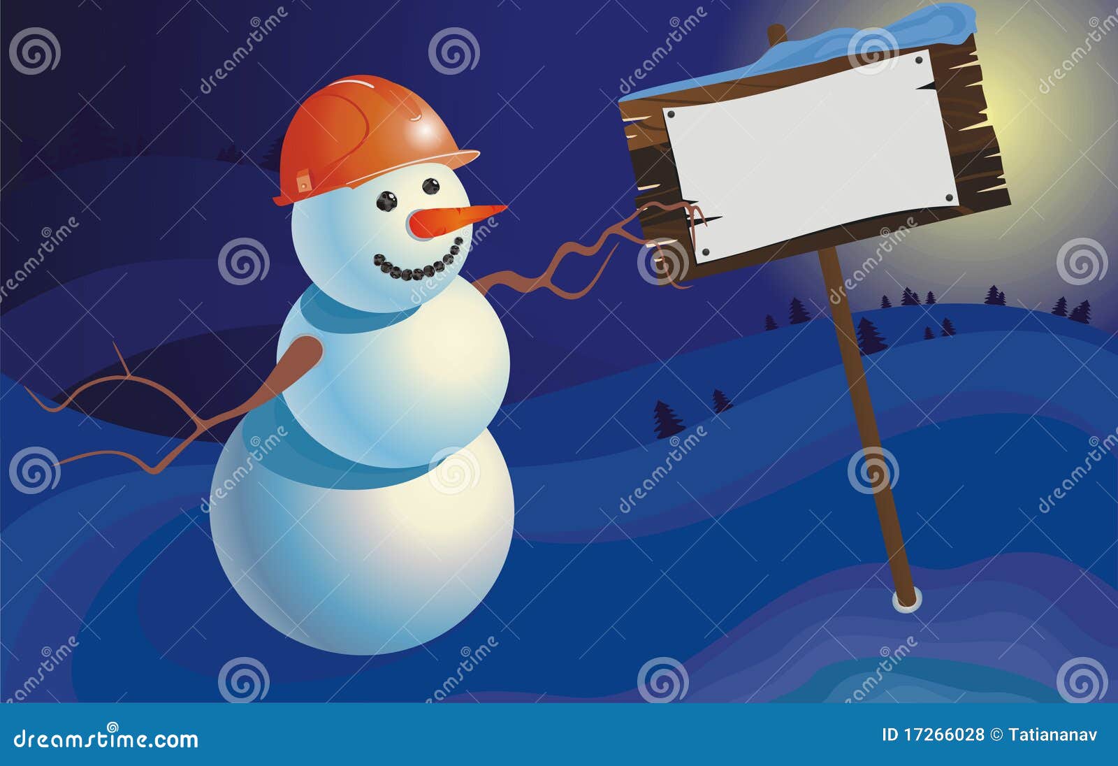 Snowman Construction Stock Illustrations – 290 Snowman Construction ...