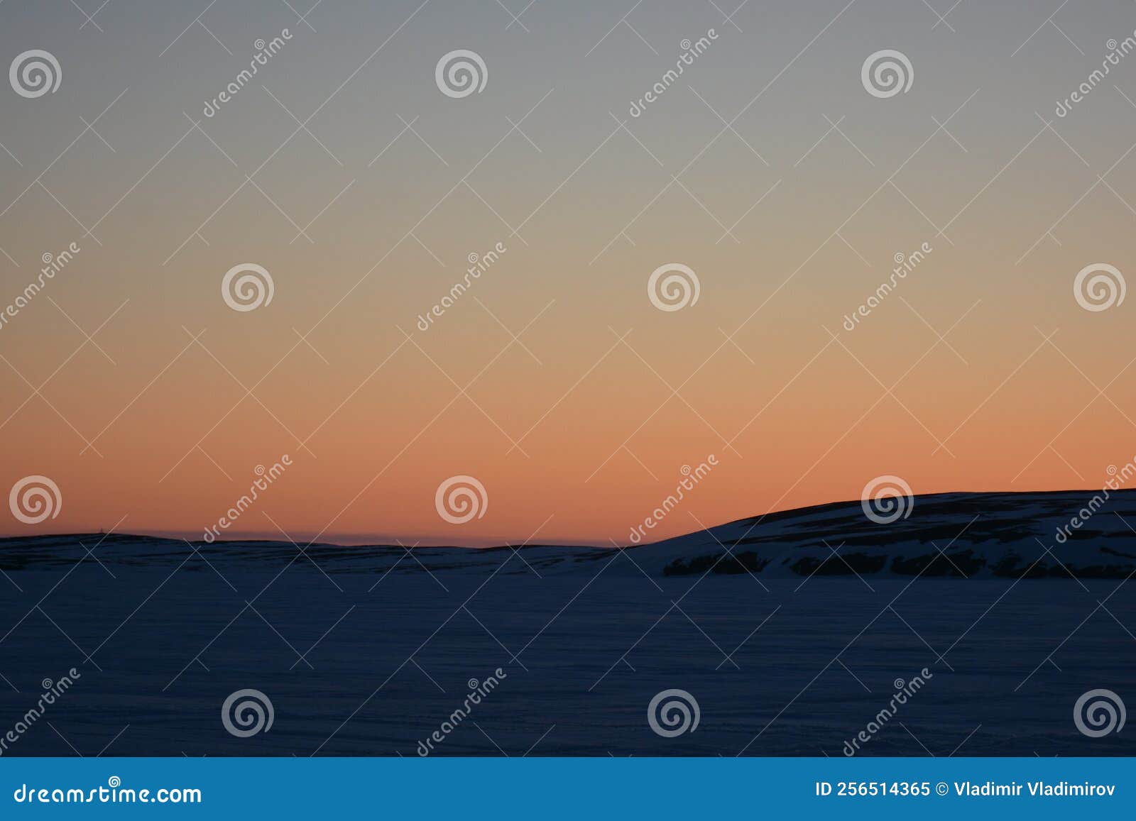 Winter landscape stock image. Image of evening, morning - 256514365